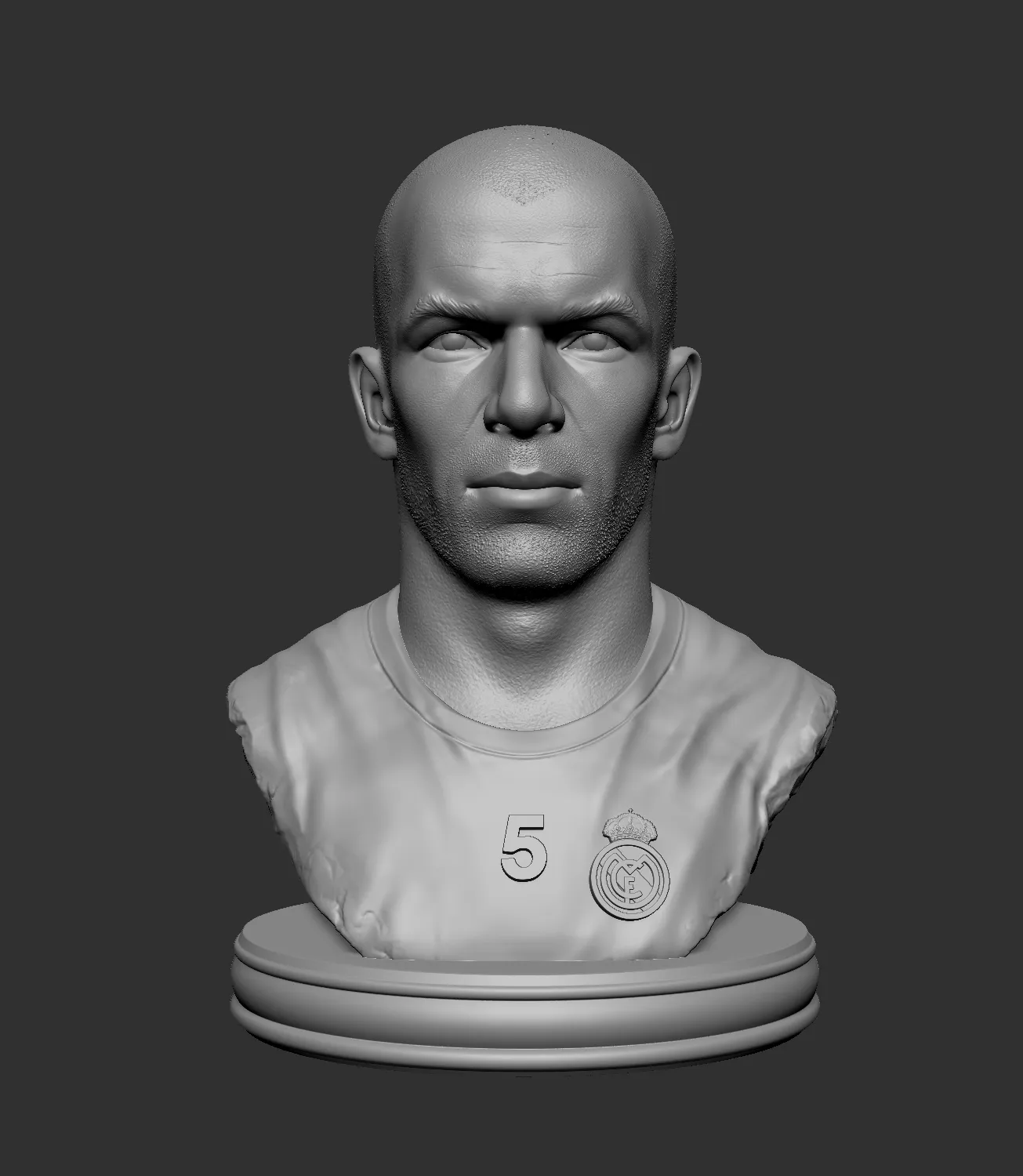 ZINEDINE ZIDANE | 3D models download | Creality Cloud