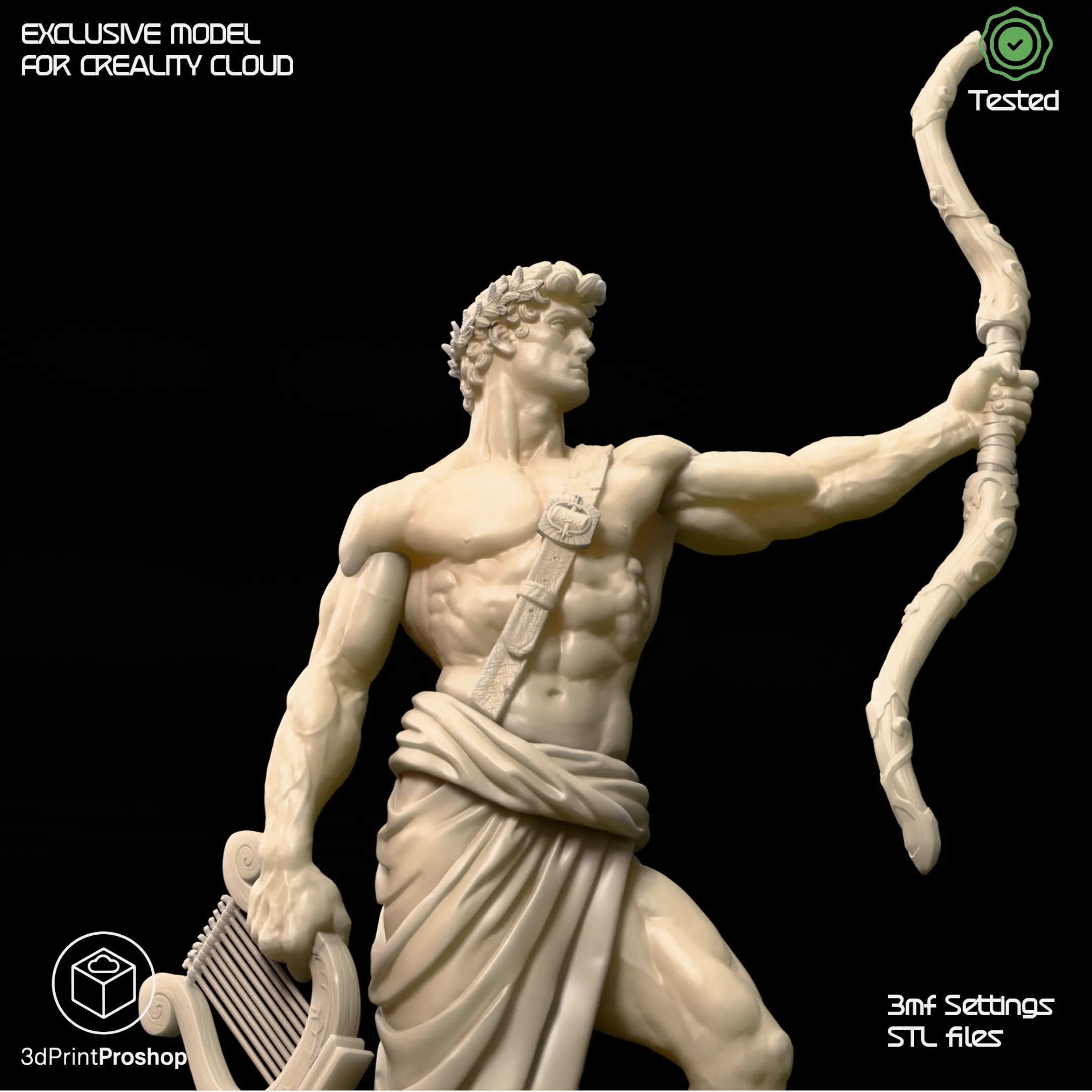 Archivos de impresora 3D | Archivo 3MF | ☀️ Apollo Sculpture – 3D ...