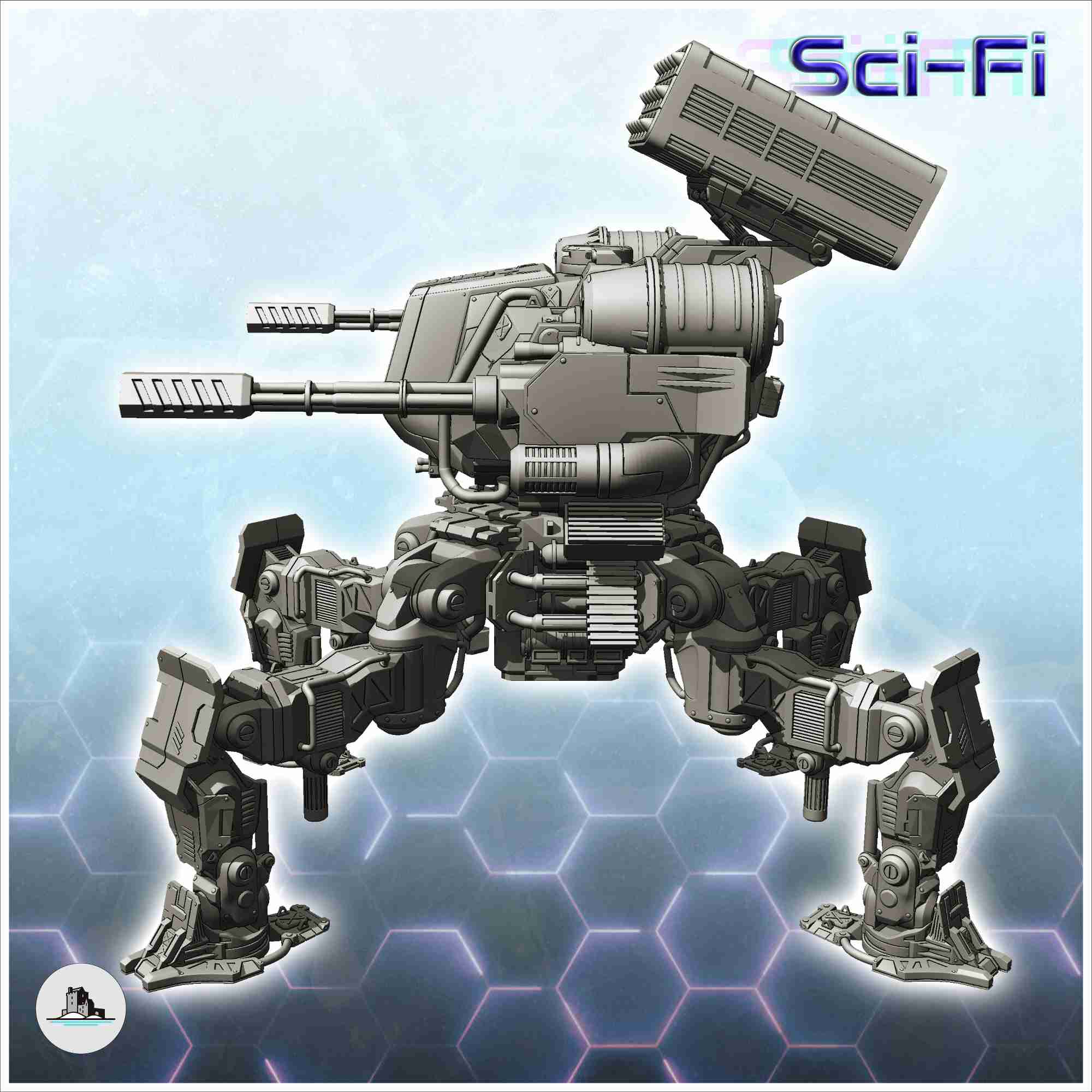 Aenar combat robot (16) - miniatures w40k scifi warhammer te | 3D ...