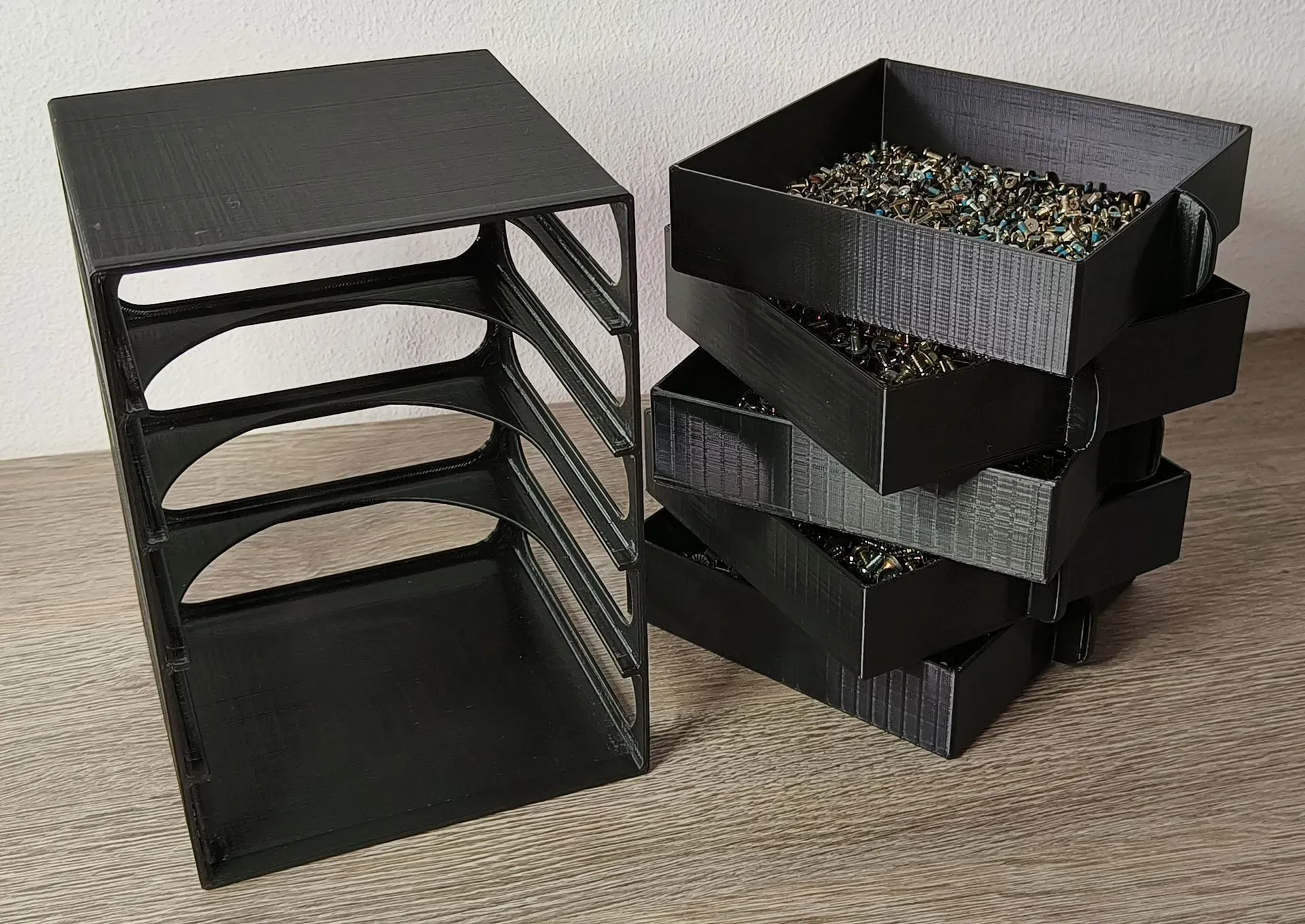 3D Printer Files | 3MF File | STACKABLE MODULAR DRAWERS | Creality Cloud