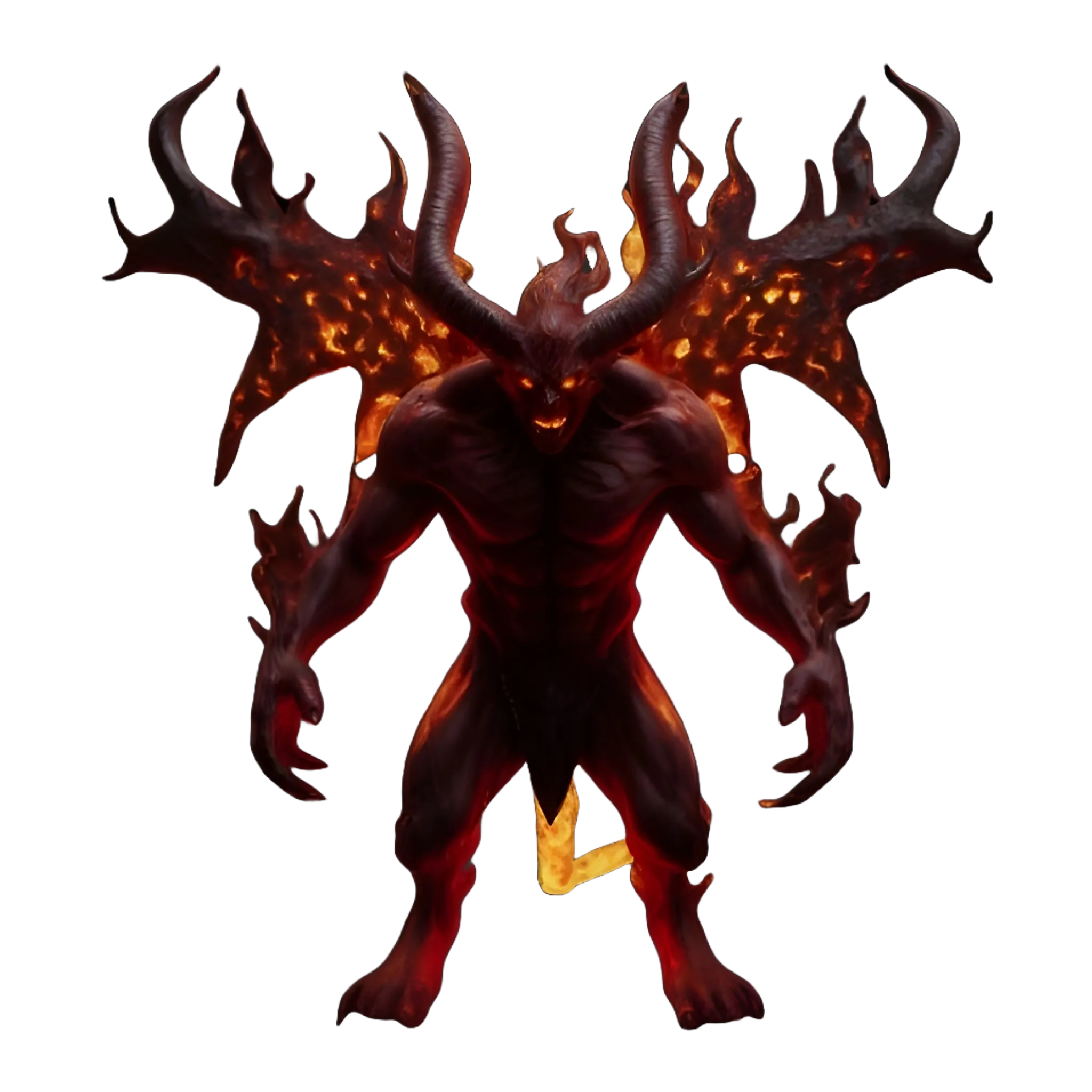 Characters & Creatures STL Download - Infernal Demon Lord Collectible Figure Seriesby MR AnyCAD