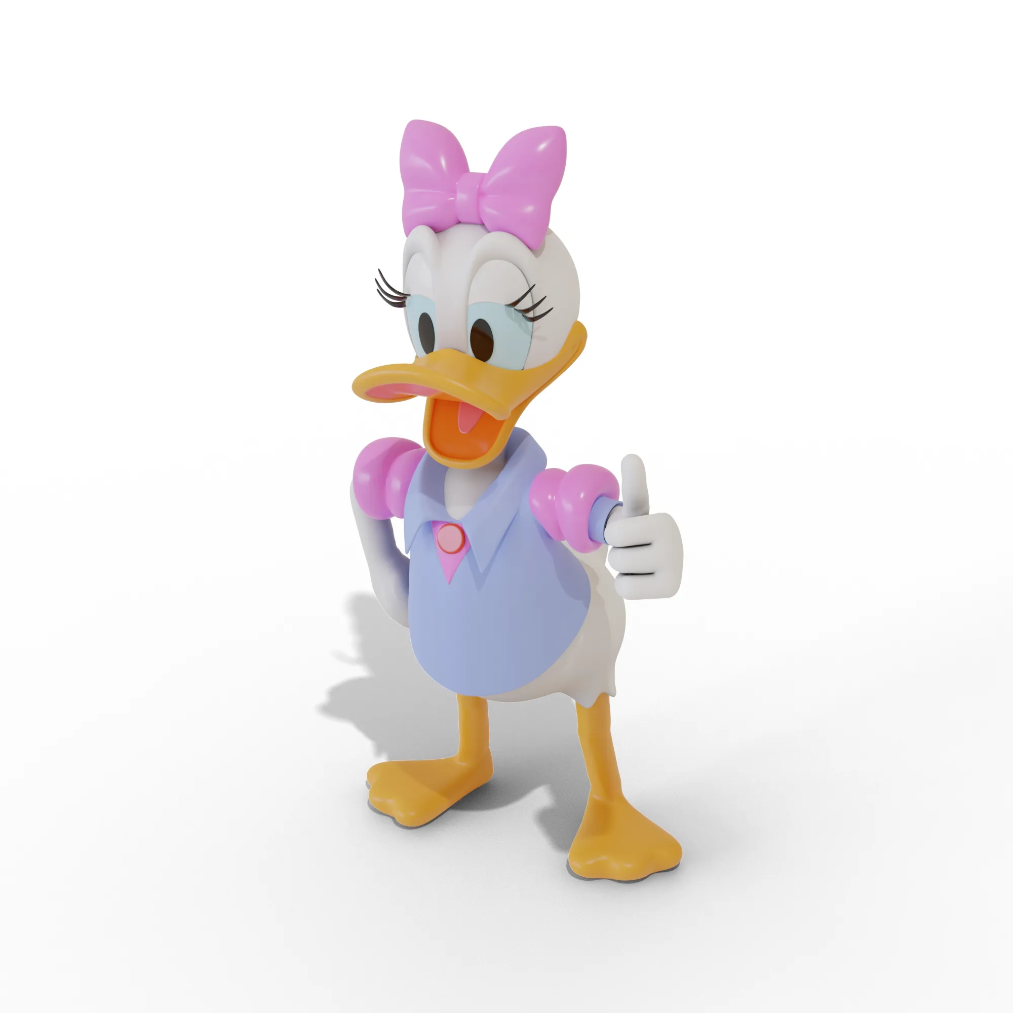 Characters & Creatures STL Download - Daisy Duckby Mart 3D world