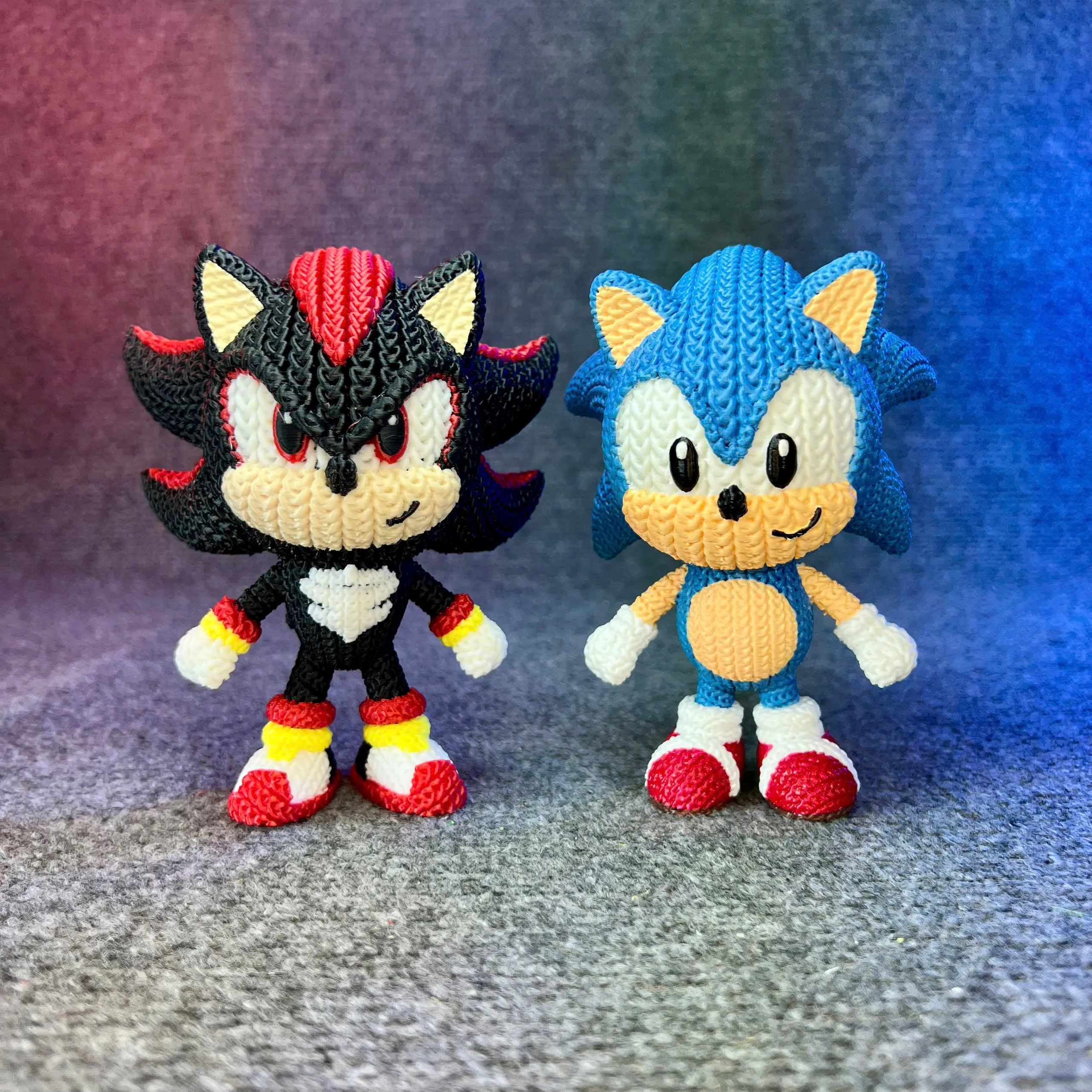 Shadow the Hedgehog Knitted - Crochet - Sonic | 3D-Modelle ...