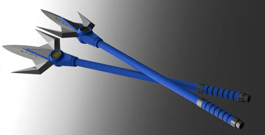 MMPR - Blue Ranger Power Lance | 3D models download | Creality Cloud