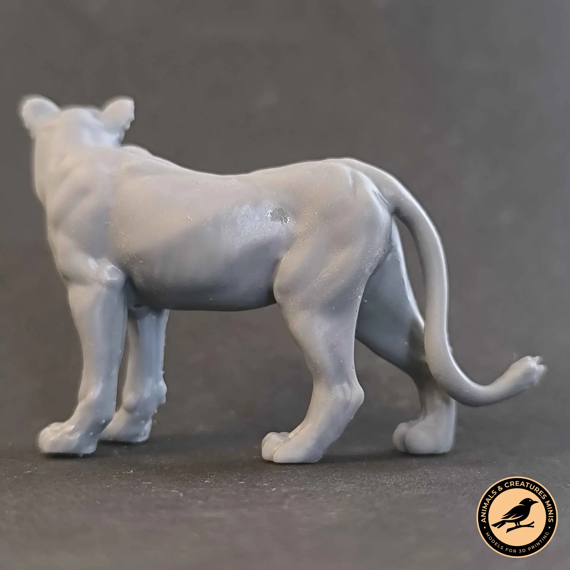 Characters & Creatures STL Download - Lionessby YellowDay