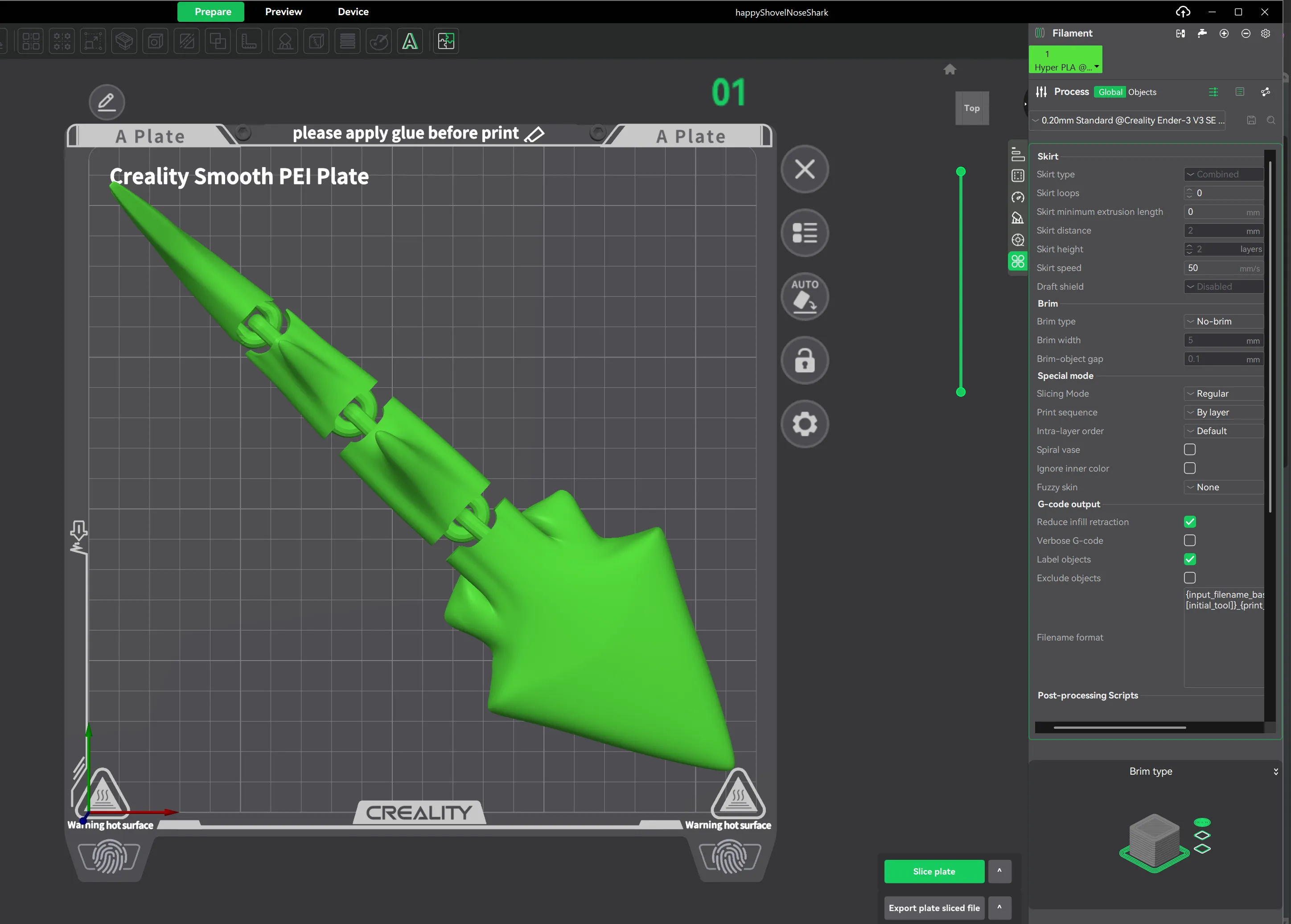 3D Printer Files | 3MF File | Happy Articulated Print in Place Shovel ...