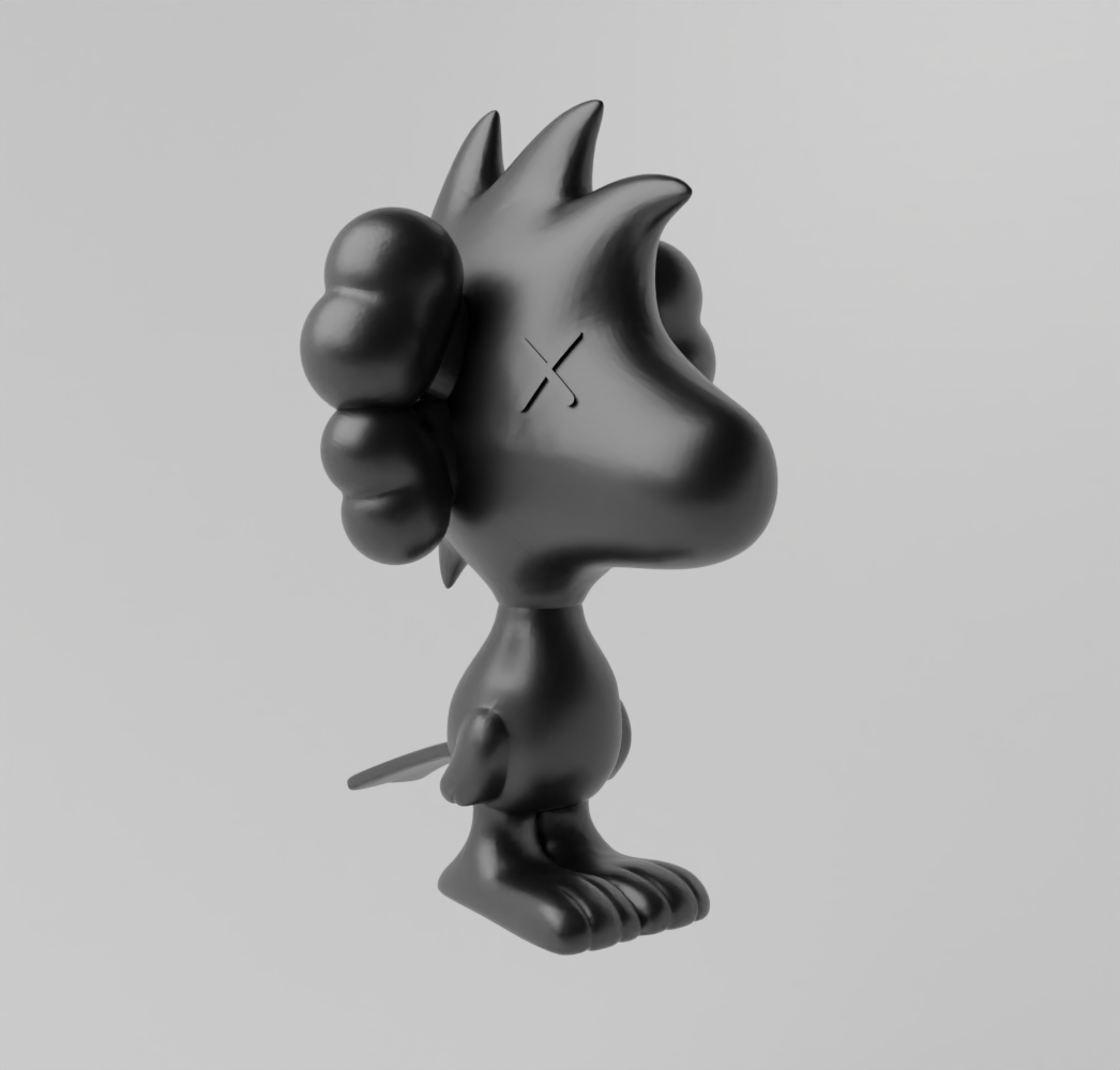Kaws Snoopy x Woodstock Art Toy Fan Art | 3D models download | Creality ...