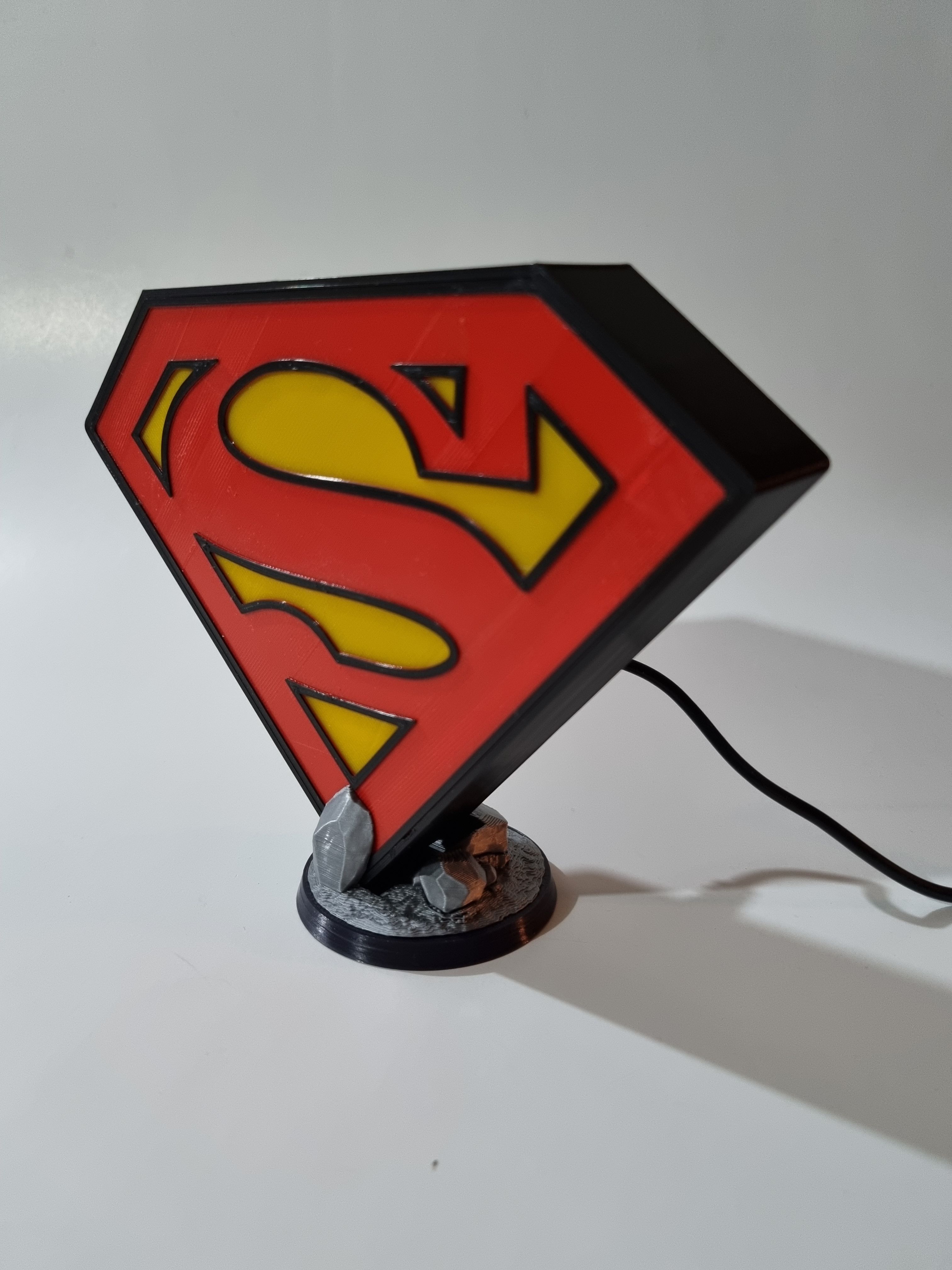 Superman Lamp | 3D-Modelle herunterladen | Creality Cloud