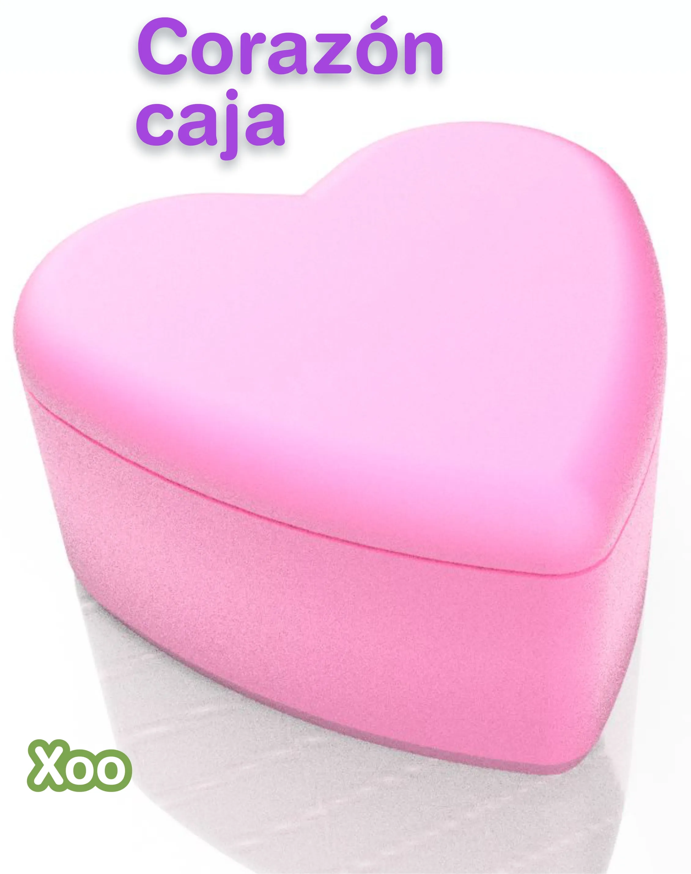 3D Printer Files | 3MF File | Caja corazón | Creality Cloud