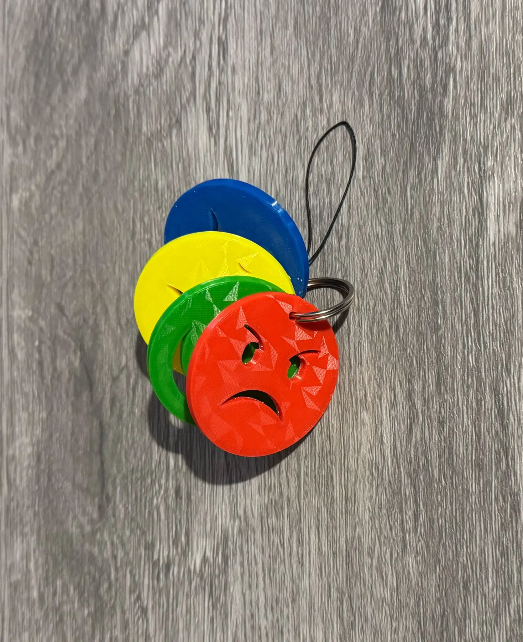 3D Printer Files | 3MF File | Emotion Tiles Keyring, communication aid ...