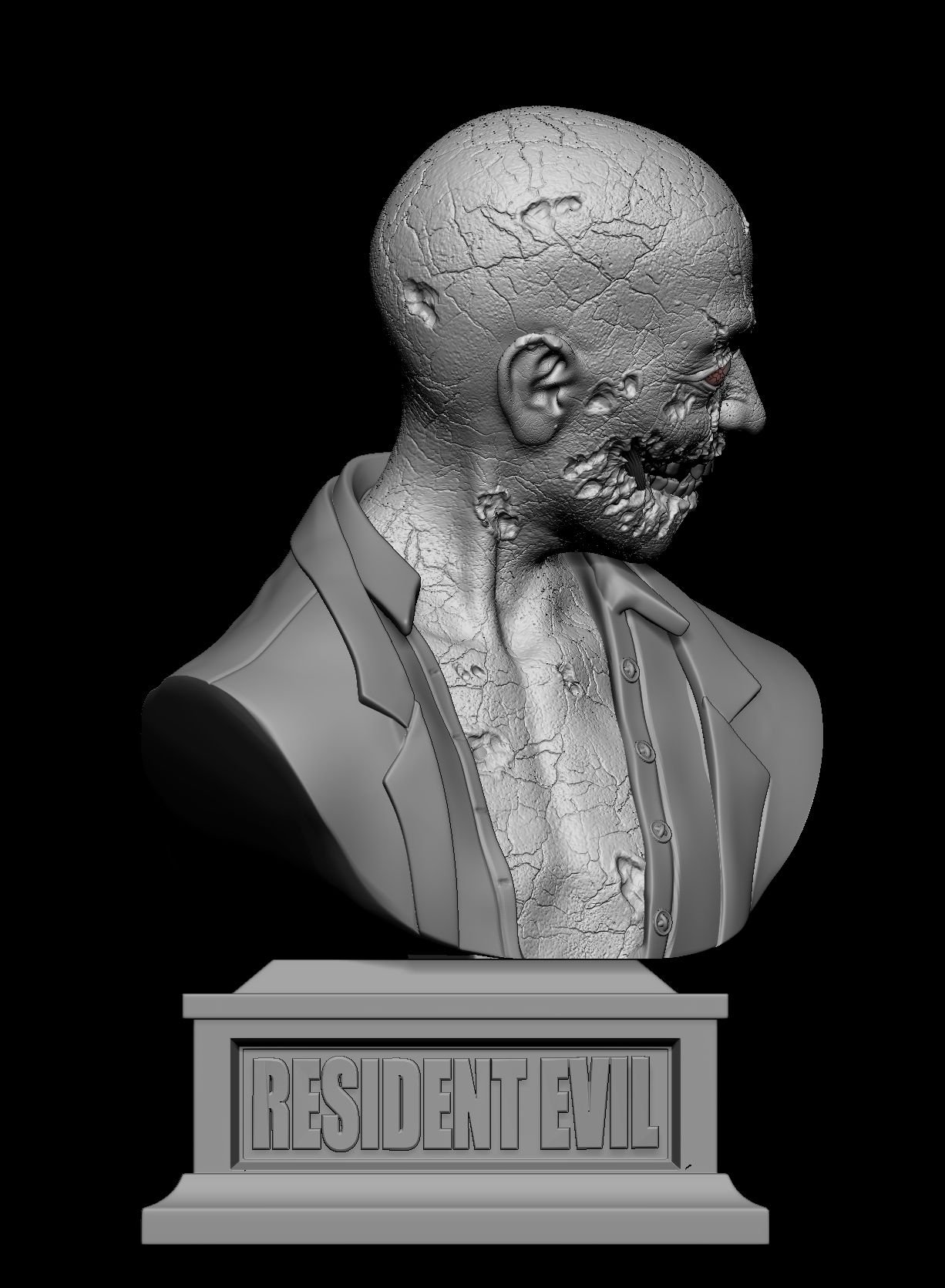 RESIDENT EVIL - FIRST ZOMBIE | 3D models download | Creality Cloud