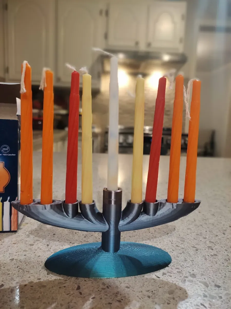 3D Printer Files | 3MF File | Hanukkah Menorah / חנוכייה | Creality Cloud