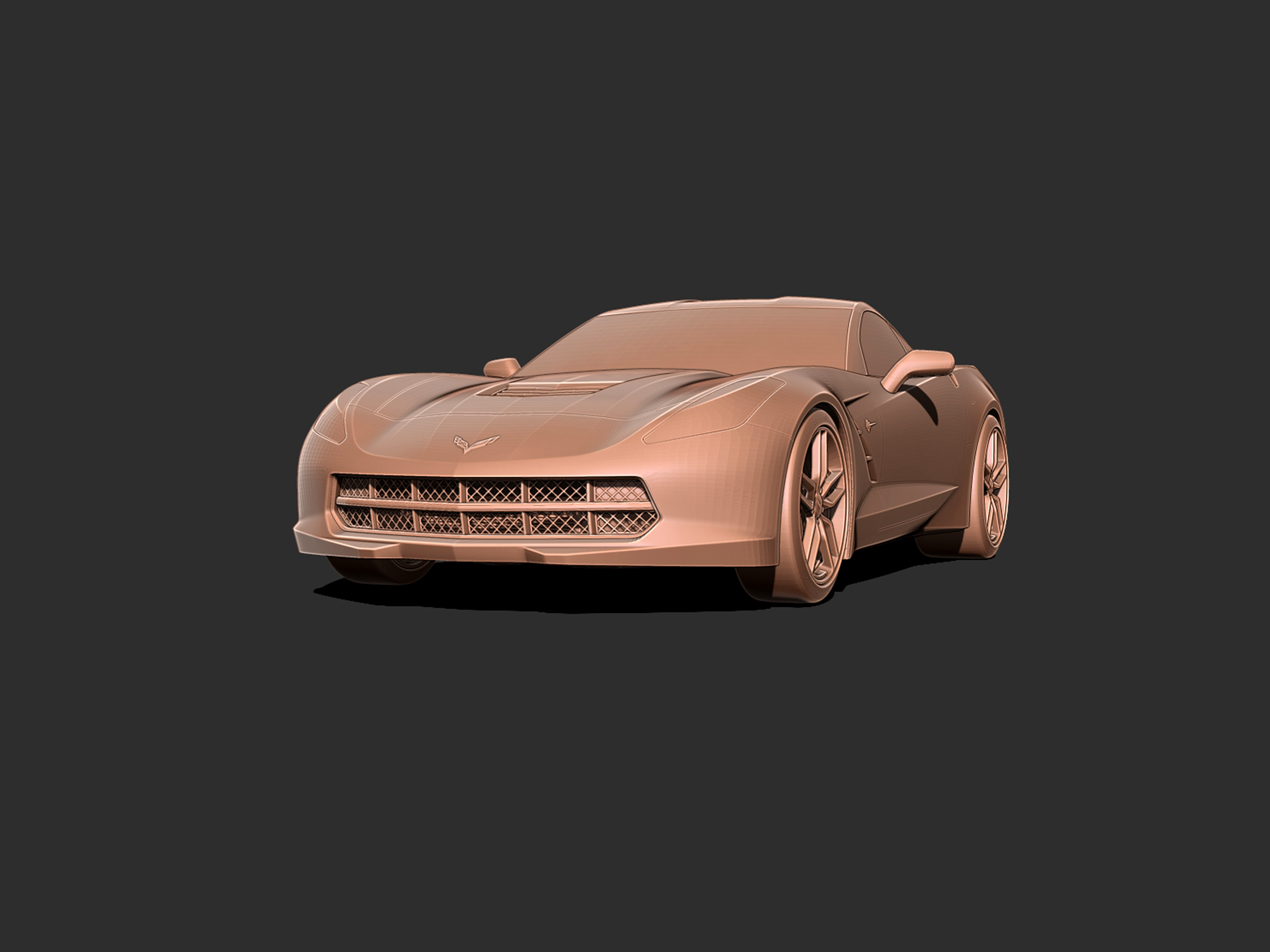 Chevrolet Corvette C7 3d Print model | 3D models download | Creality Cloud