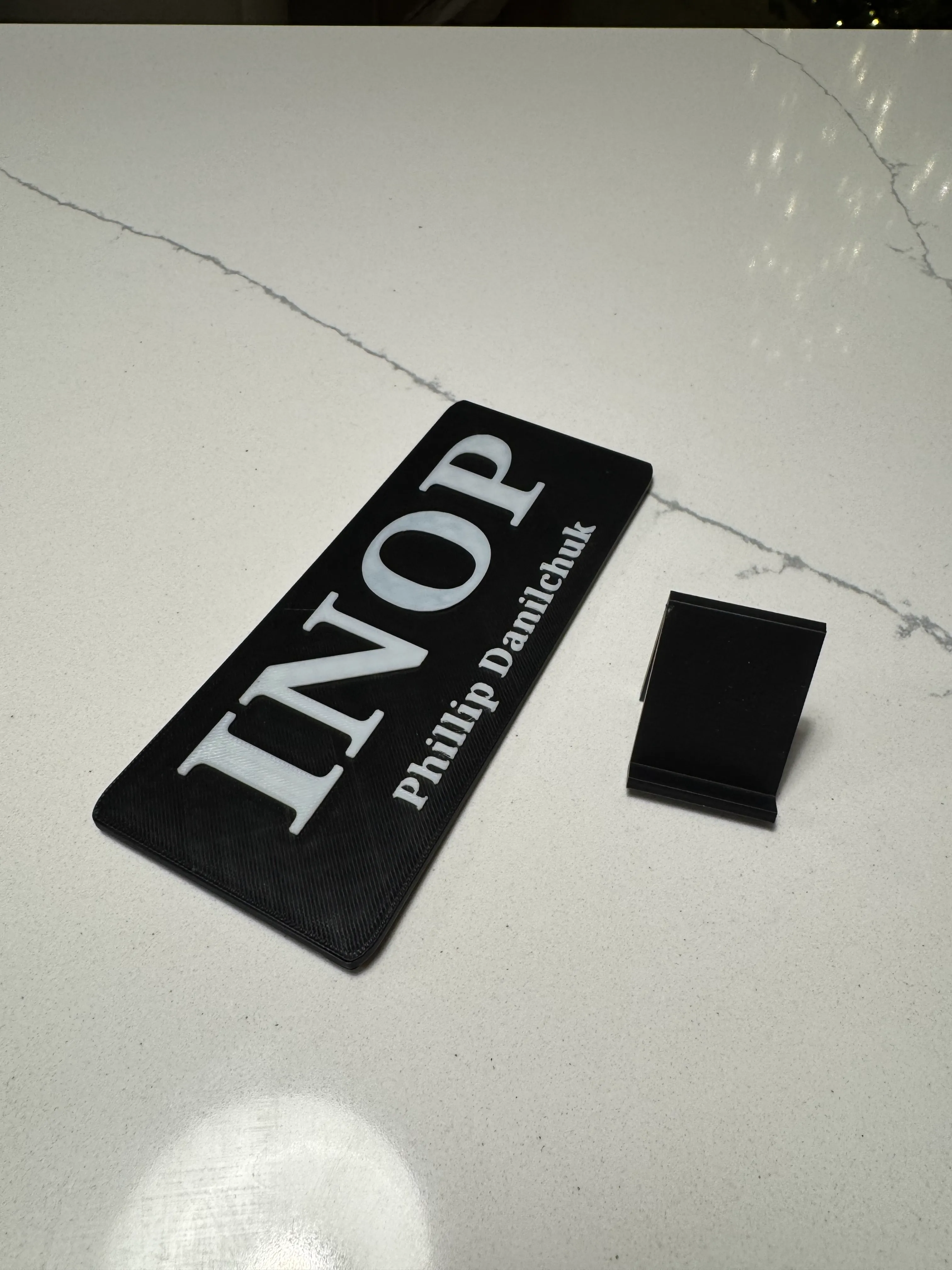3D Printer Files | 3MF File | Aviation INOP Desk Plate | Creality Cloud