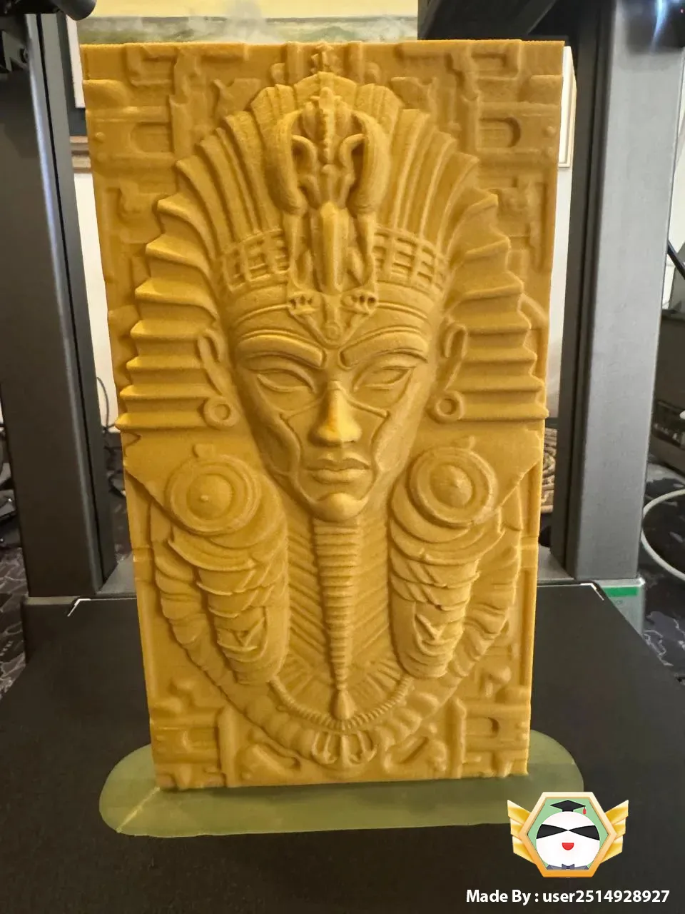 Home Decorations & Ornaments STL Download - Elegant Egyptian Pharaoh 3D ...