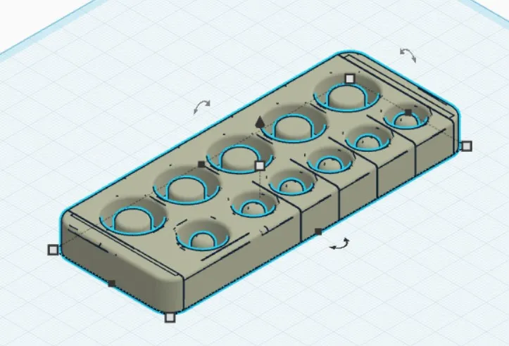 3D Printer Files | 3MF File | 3/8" & 1/4" Torx Bit Tray | Creality Cloud