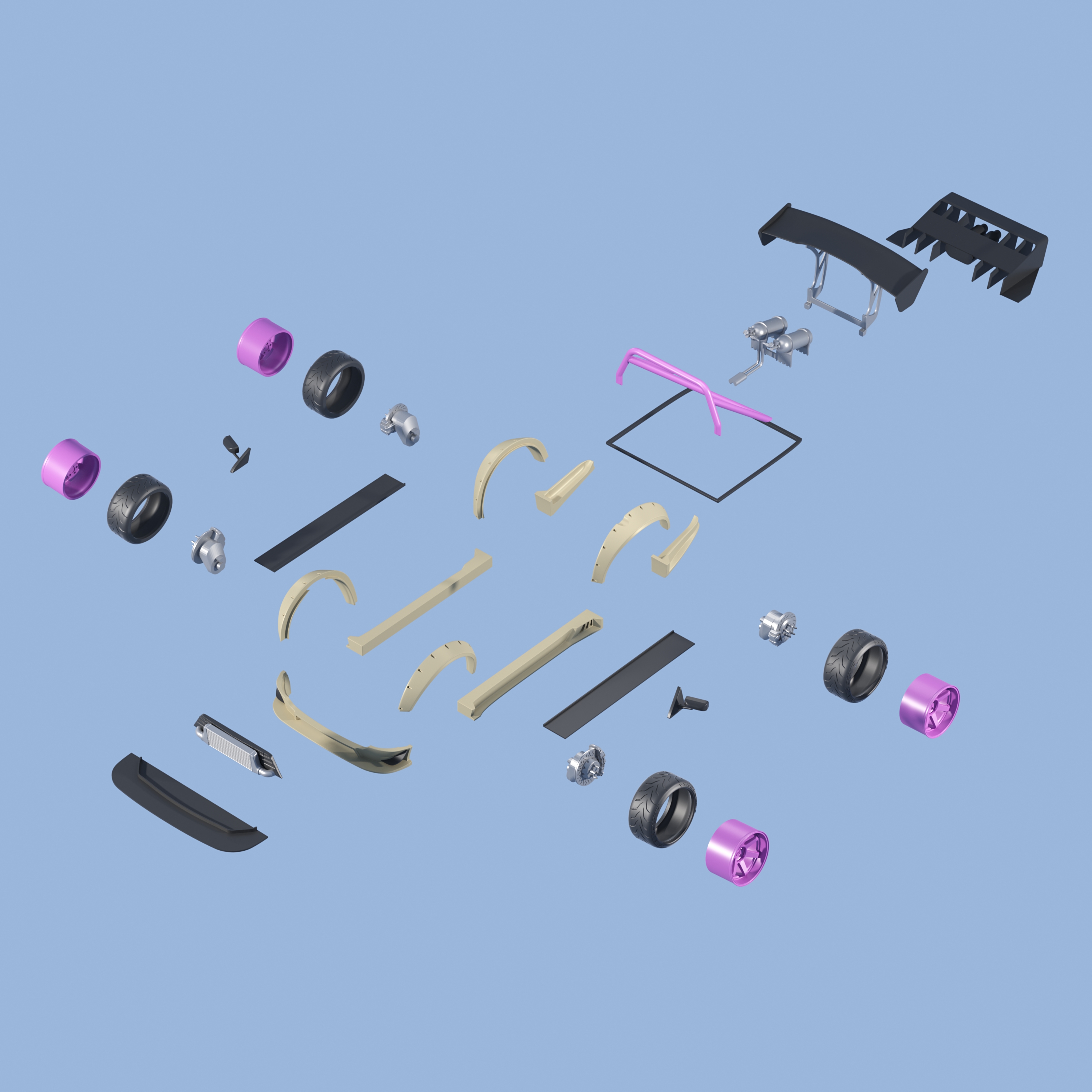 L200 DRIFT TRUCK FULL KIT | 3D models download | Creality Cloud