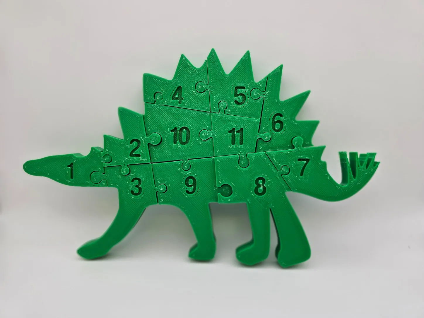 Free Other STL Download - Dino Puzzle - Stegosaurus - Set Aby Rehkan
