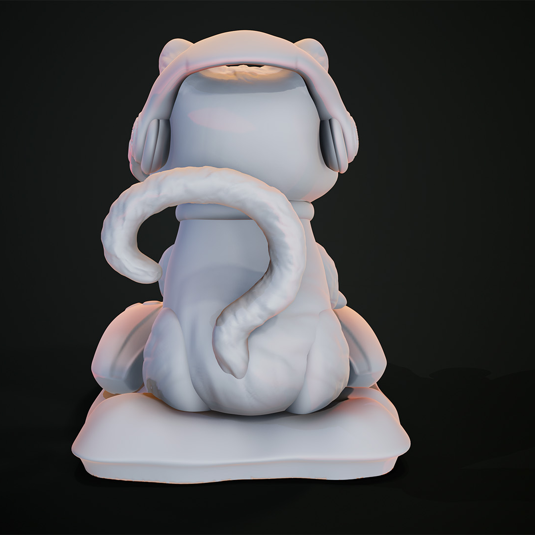 CAT GAMER | 3D models download | Creality Cloud