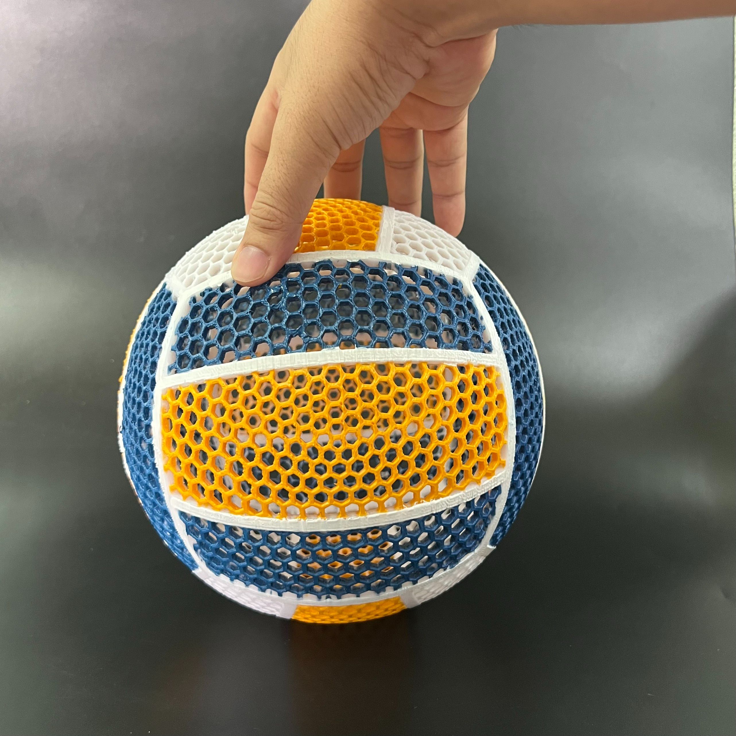 AIRLESS VOLLEYBALL - STL & 3MF MULTICOLOR | 3D models download ...