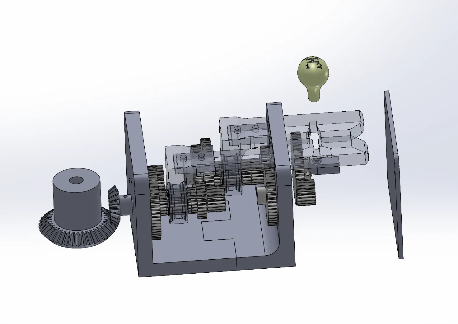 3D Printer Files | 3MF File | Four speed manual transmission rotating ...