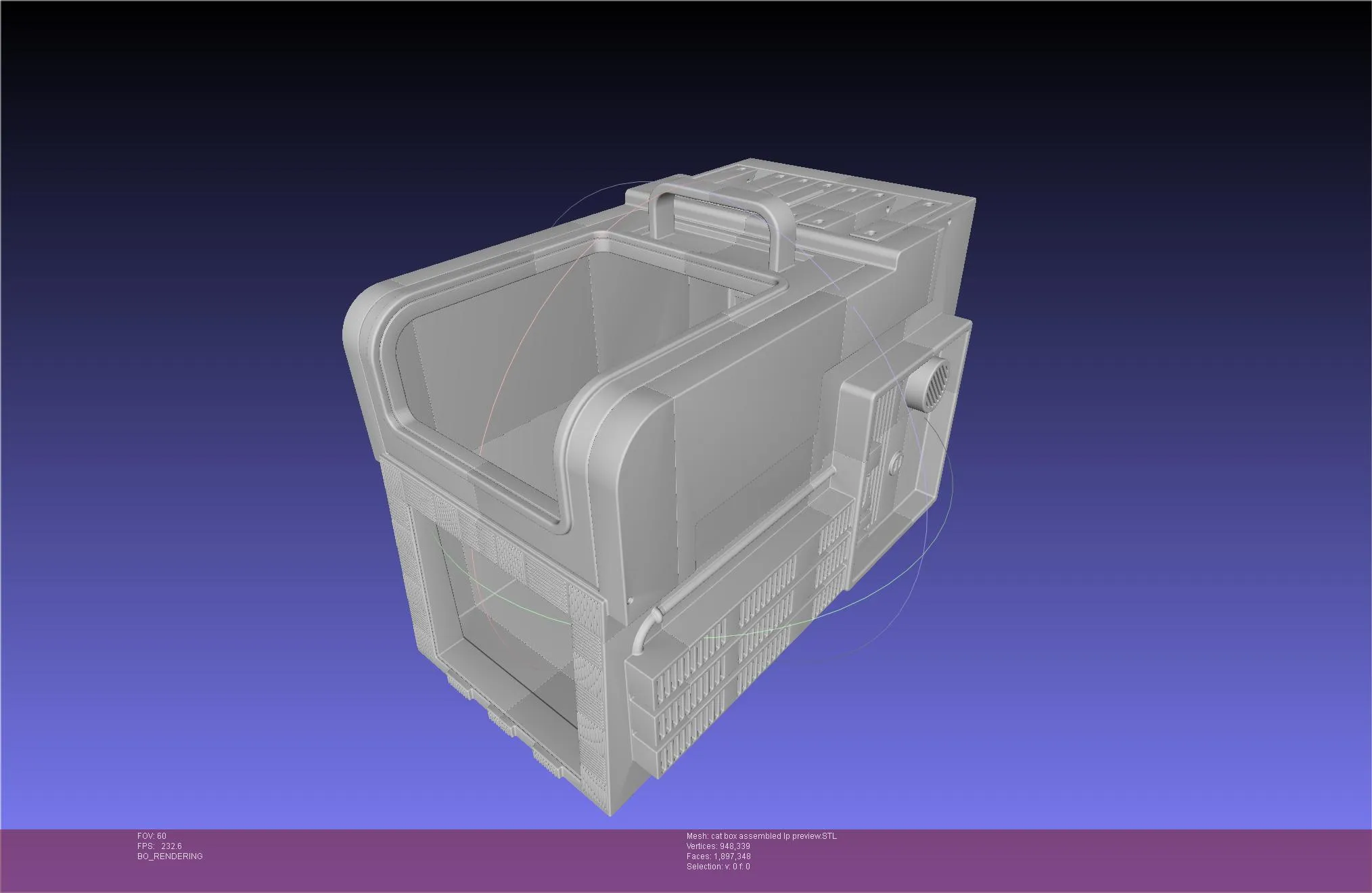 Cosplay STL Download - ALIEN Cat Box Printable Assemblyby Julian Danzer