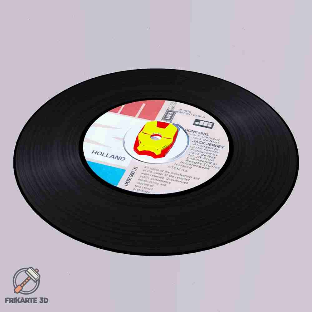 Iron Man 45 Record Adapter | 3D models download | Creality Cloud