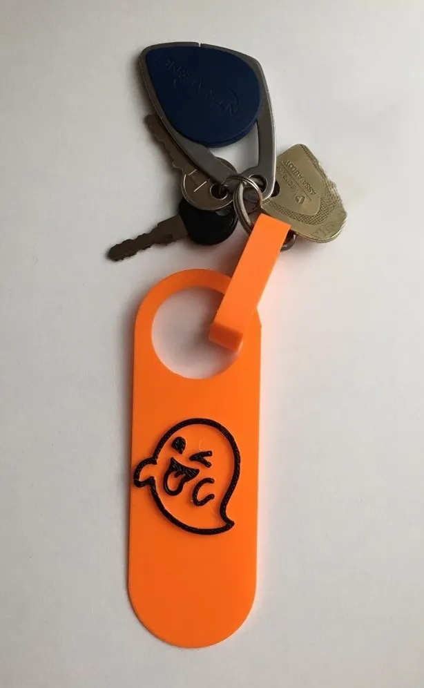 Ghost key ring for Halloween. | Creality Cloud
