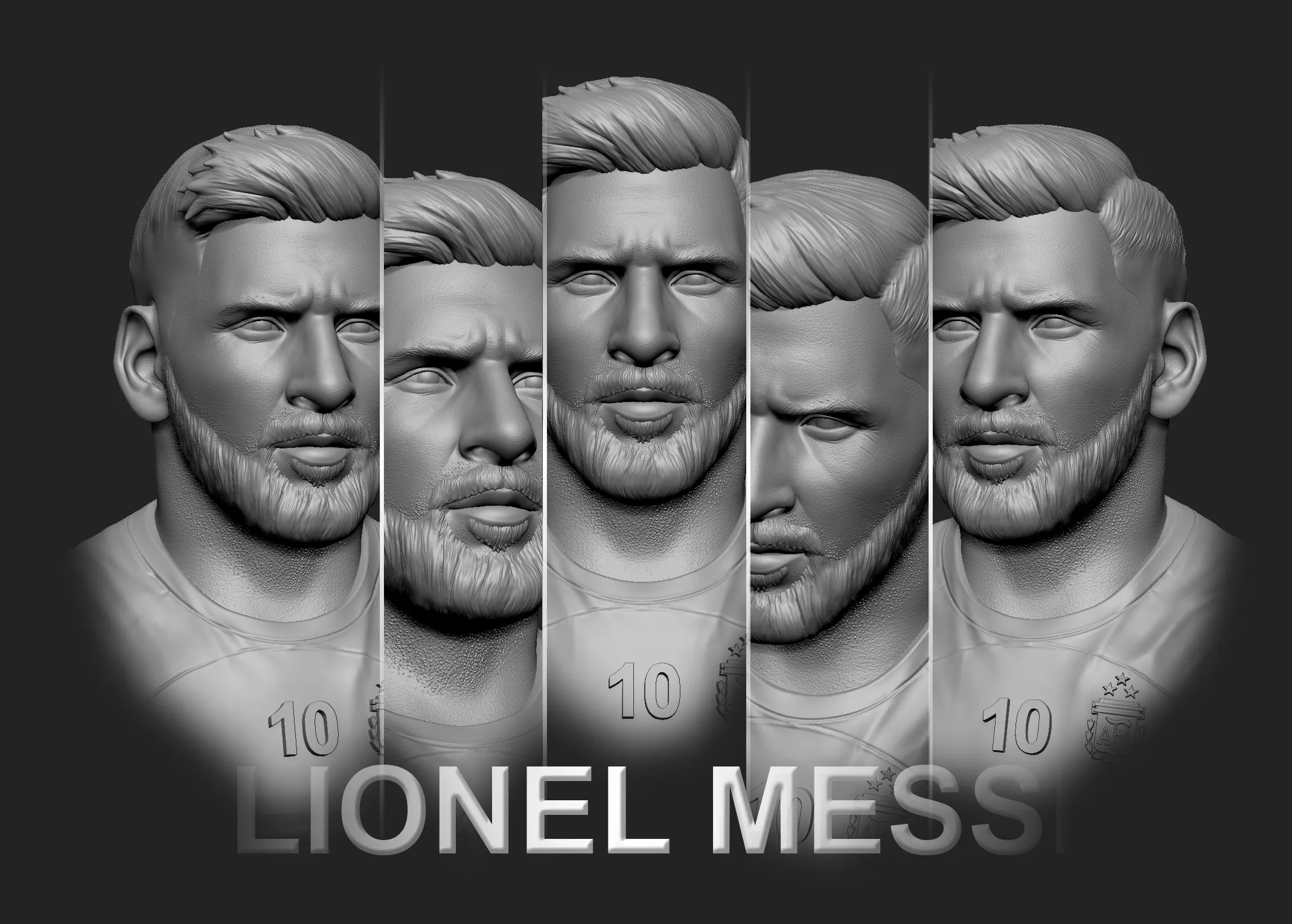 LIONEL MESSI | 3D models download | Creality Cloud