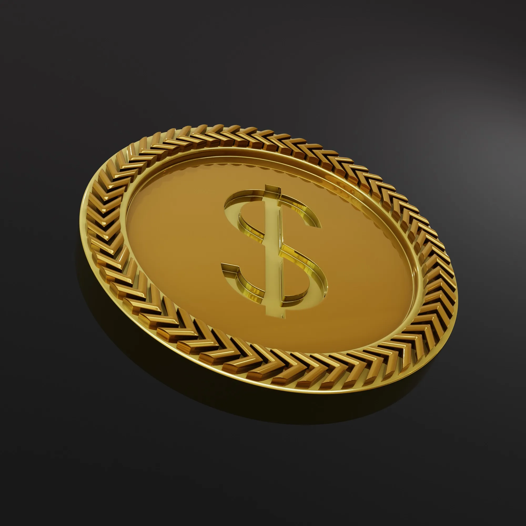 3D Printer Files | 3MF File | dollar coin | Creality Cloud