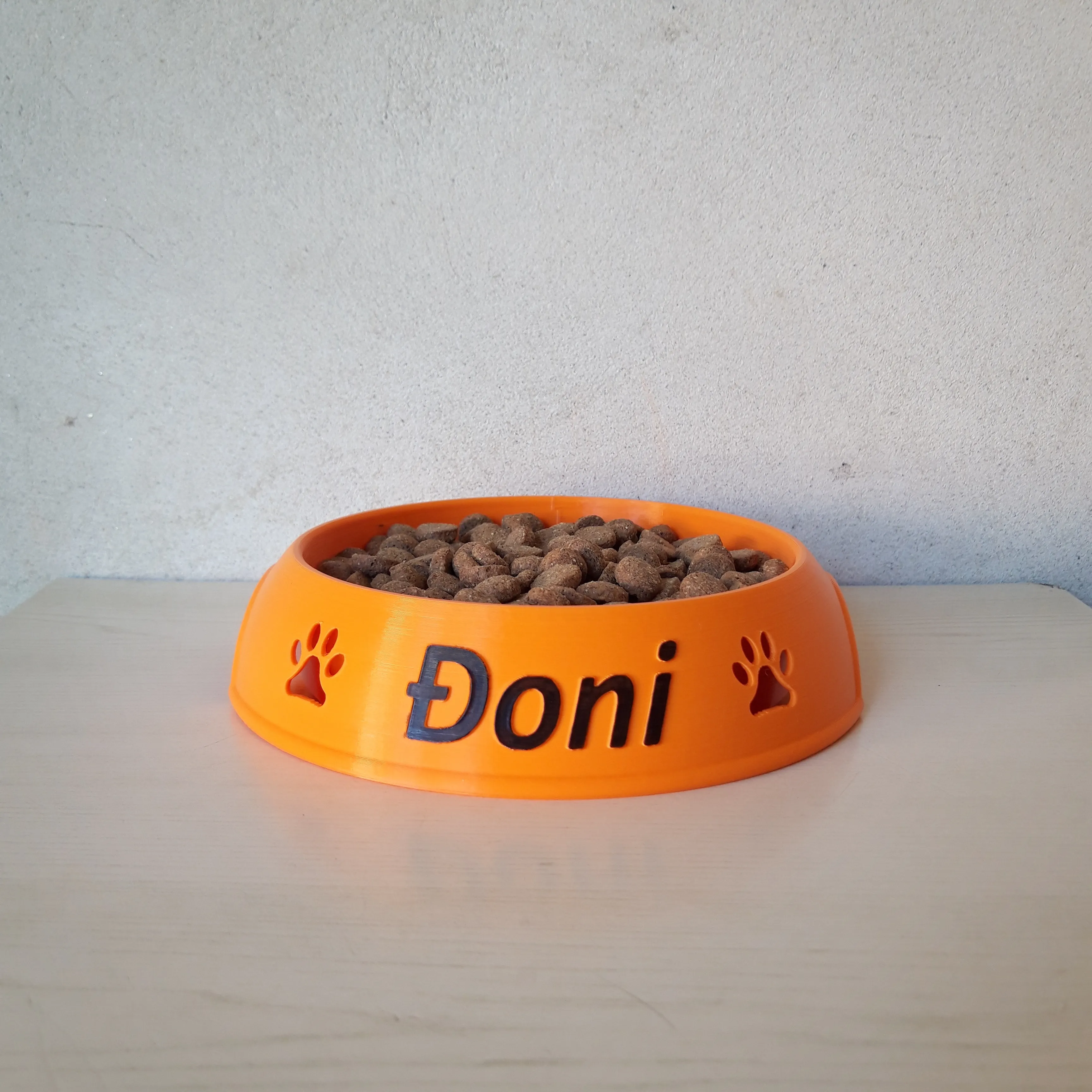 Pets STL Download - Dog bowls with namesby Vuki Production