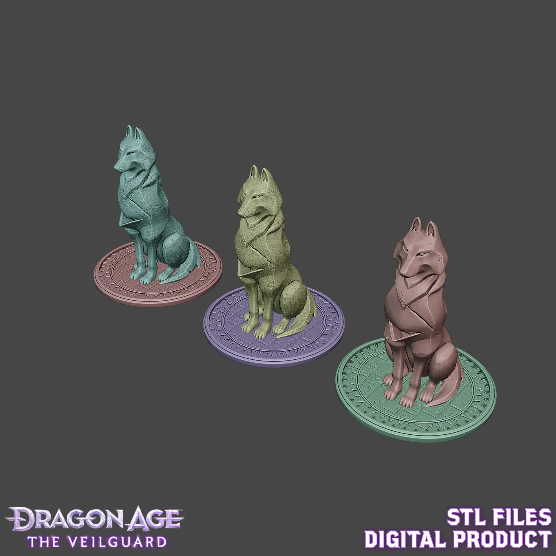 Characters & Creatures STL Download - Statue of Fen'Harel, the Dread ...