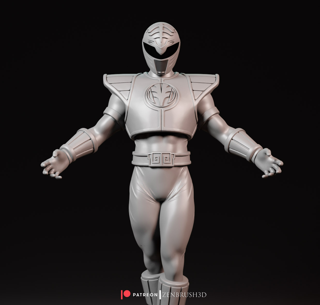 DUO PACK WHITE RANGER - MORPHIN POWER RANGERS 3D PRINTING | 3D-Modelle ...
