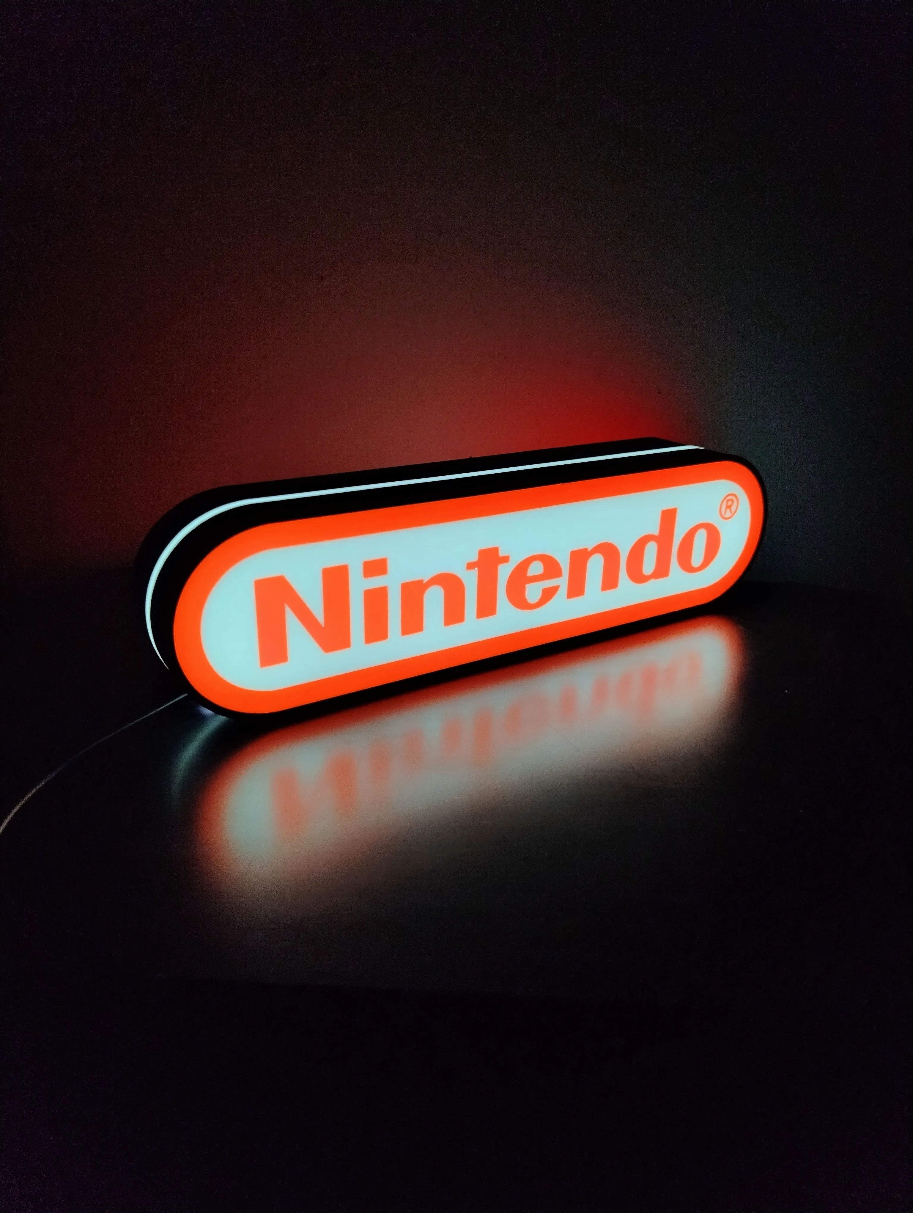 Lighting & Lamps STL Download - Nintendo LOGO lightbox lampby Jscatalan