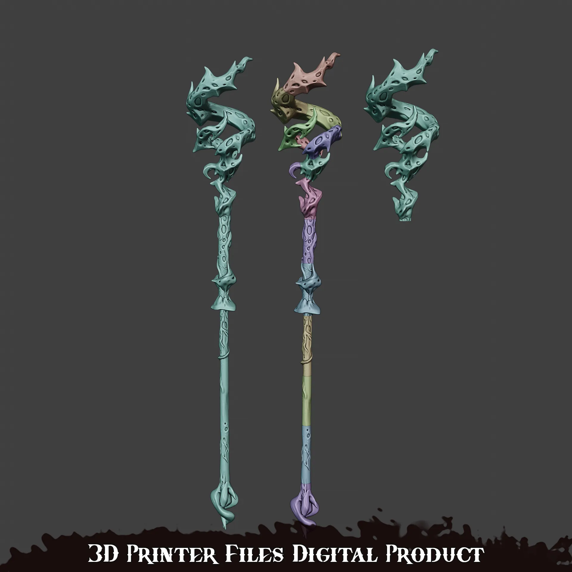 Cosplay STL Download - Viktor Staff Arcane Act 3by Krotek-inc