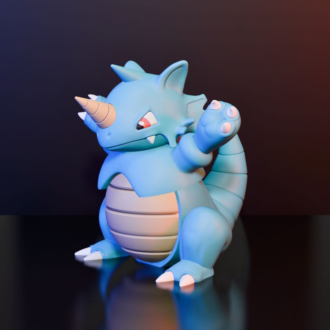 POKEMON RHYDON - BY COLORS | 3D models download | Creality Cloud