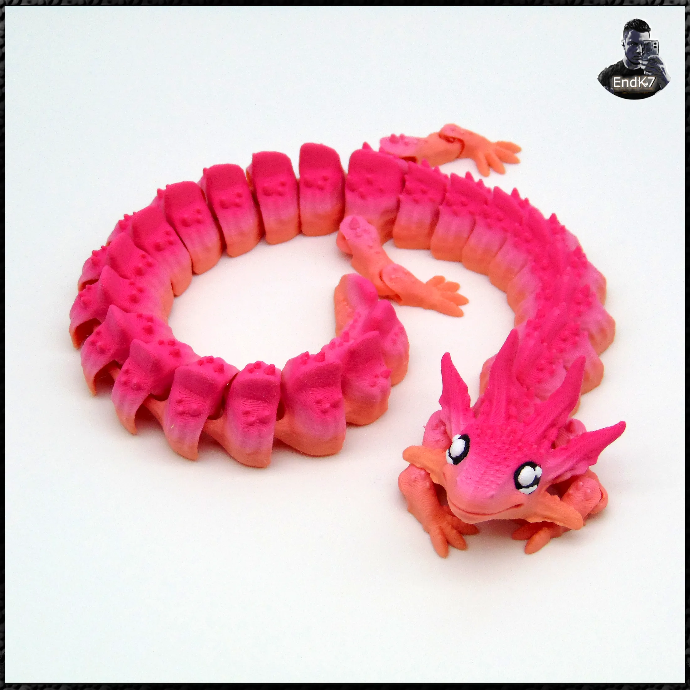 3D Printer Files | 3MF File | Dragon Axolotl V2 🐉 | Creality Cloud