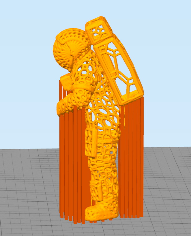 Spaceman Voronoi | 3D models download | Creality Cloud