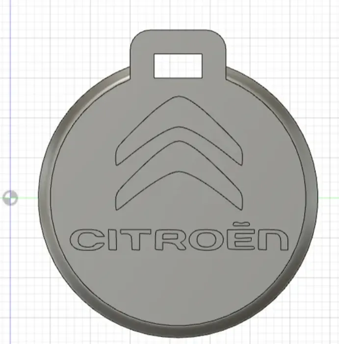 3D Printer Files | 3MF File | Pendentif porte clé Citroen / Citroen Key ...