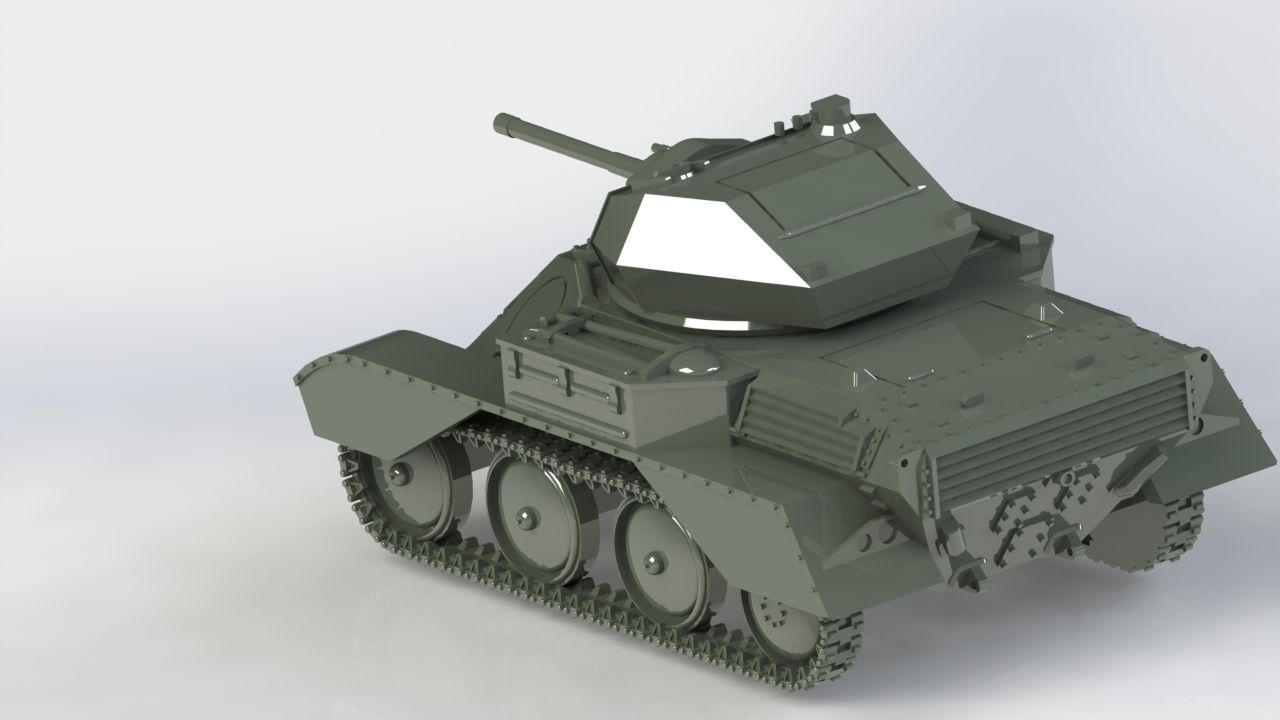 Light tank MK-VIII (A25) - Harry Hopkins (UK, WW2) | 3D models download ...