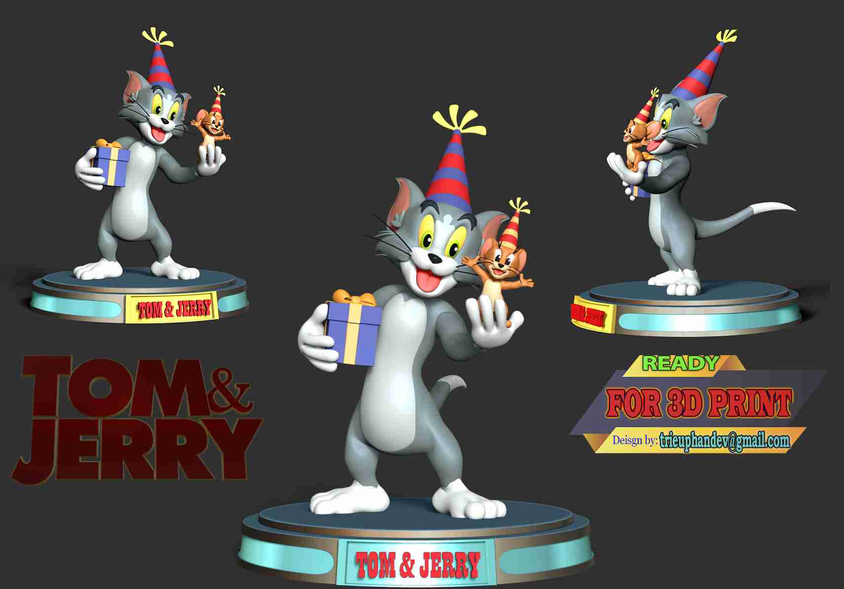 Tom And Jerry | 3D models download | Creality Cloud