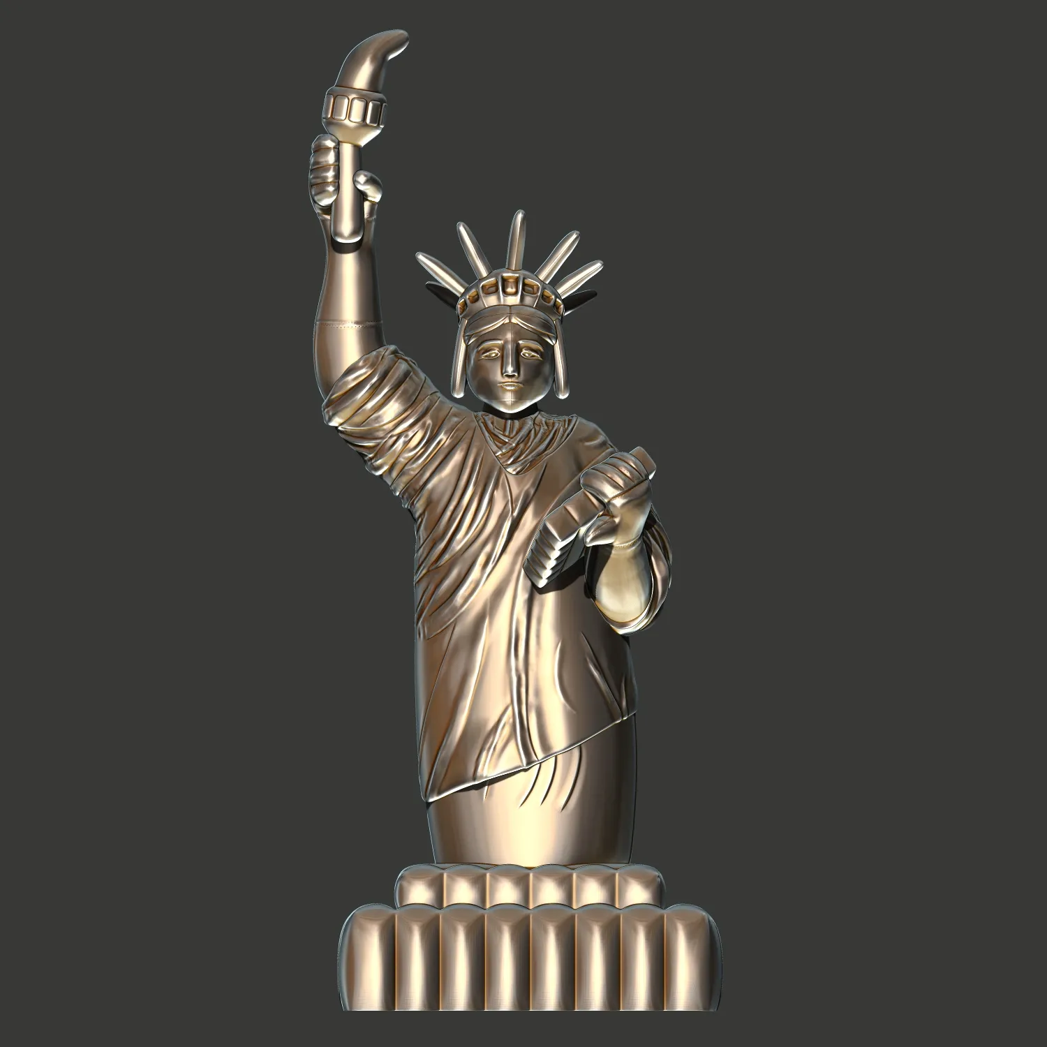 Sculptures & Artworks STL Download - statue of liberty (better call ...