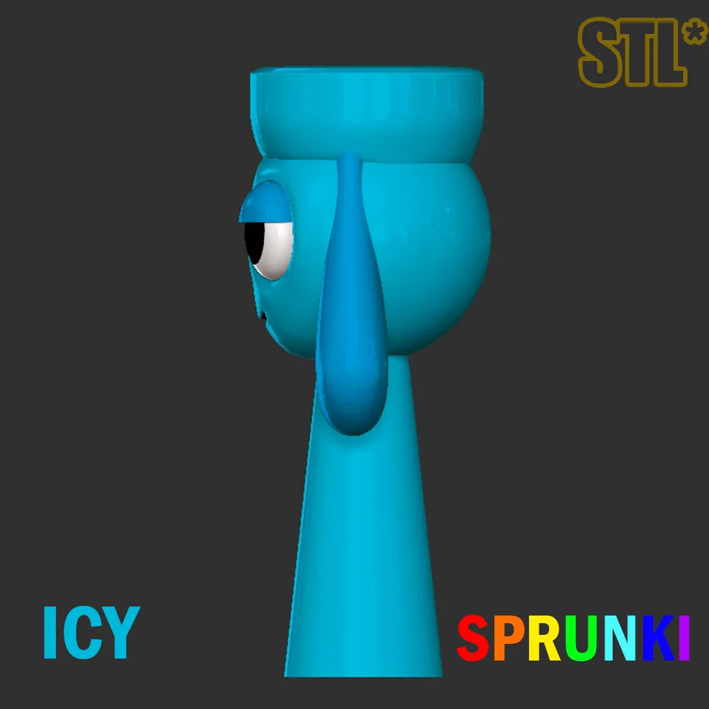 Characters & Creatures STL Descarga - Sprunki Incredibox Icy Sprunki ...