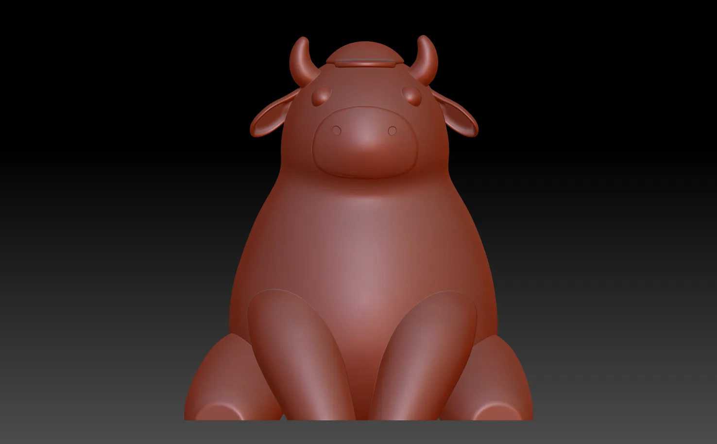Characters & Creatures STL Download - KNITTED & PLAIN CUTE COWby Print ...