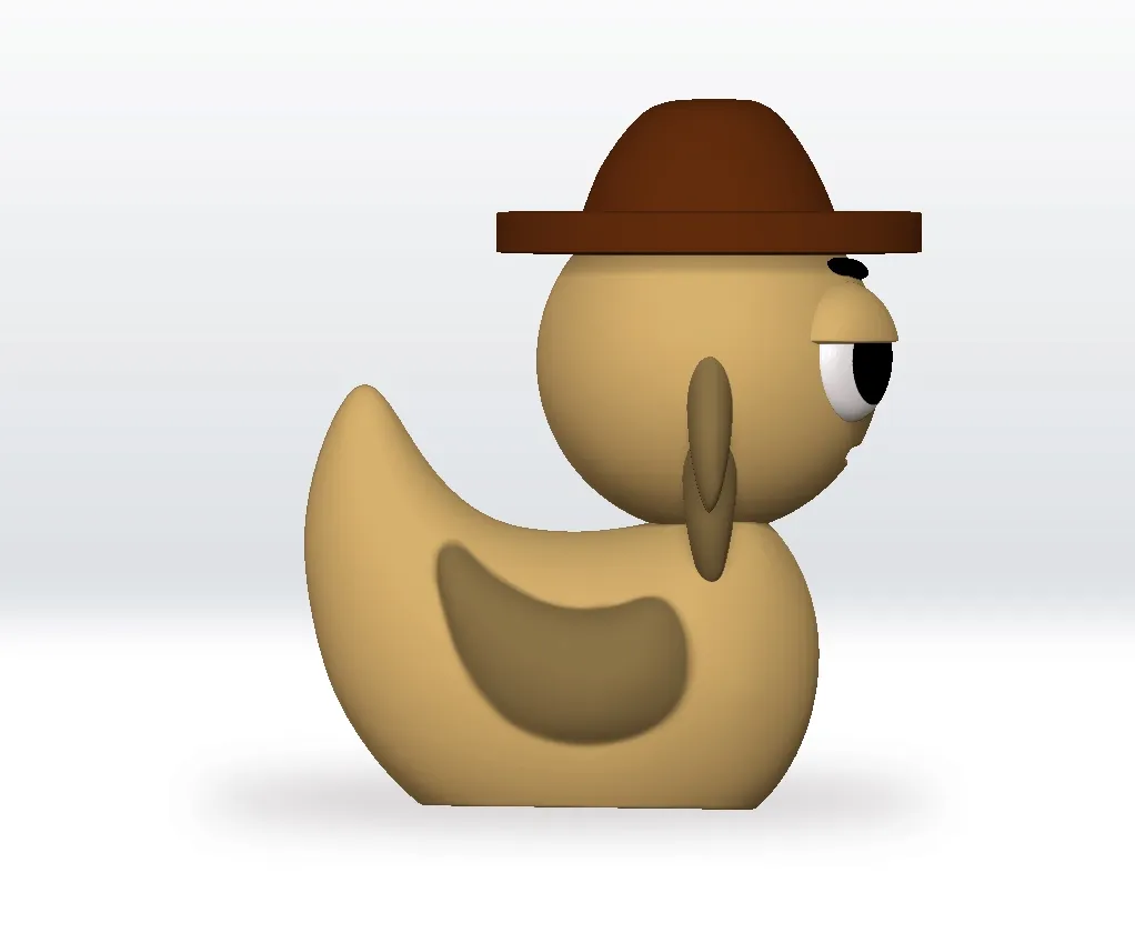Characters & Creatures STL Download - Tunner Duck Sprunki STL, 3mf, Obj ...