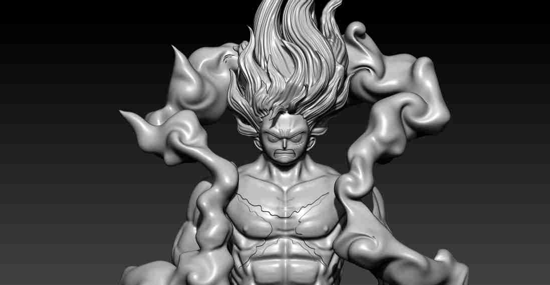 Luffy gear 4 - Snake Man - One Piece - 3d print | 3D models download ...