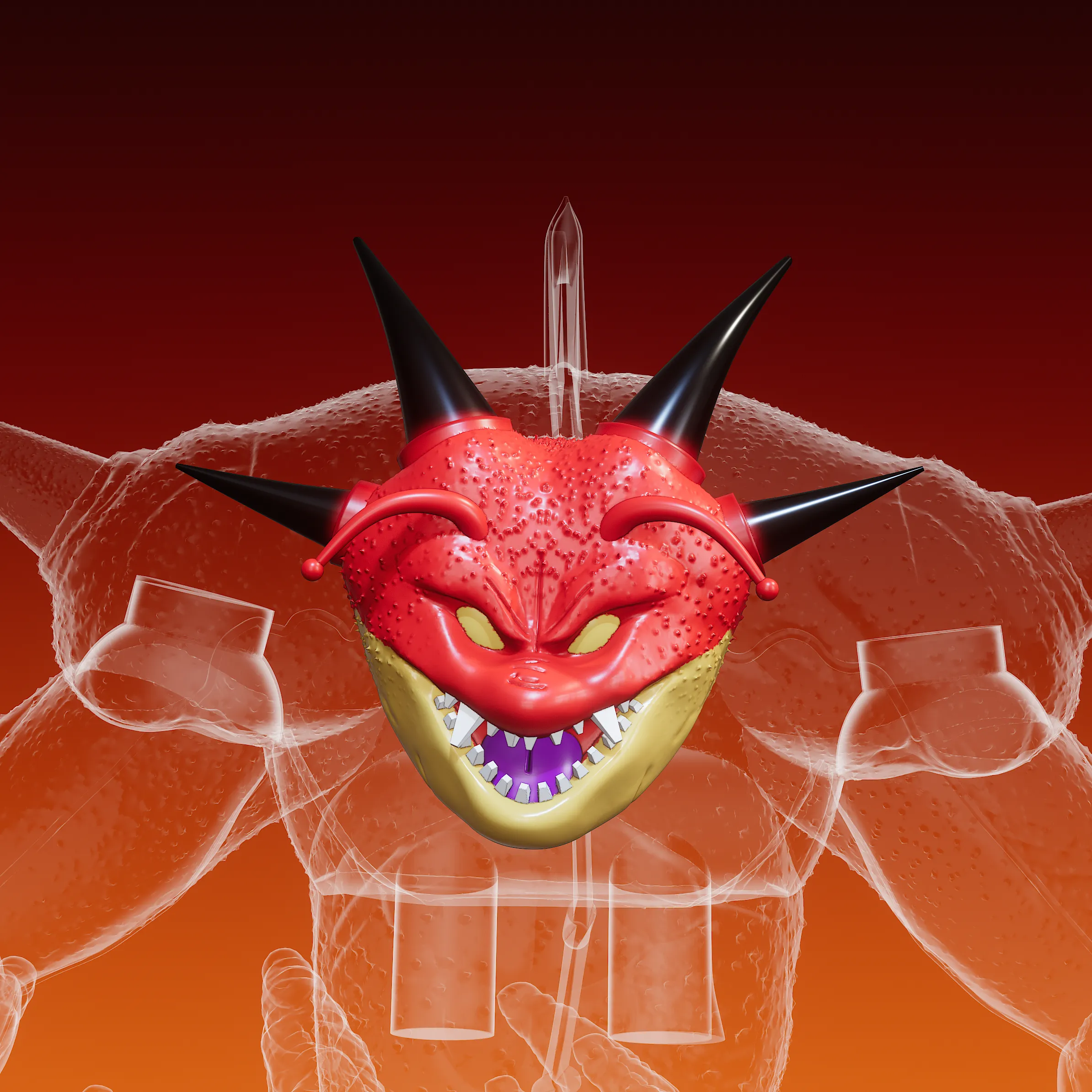 Home Decorations & Ornaments STL Download - DEMON REALMS PORUNGA LAMPby ...