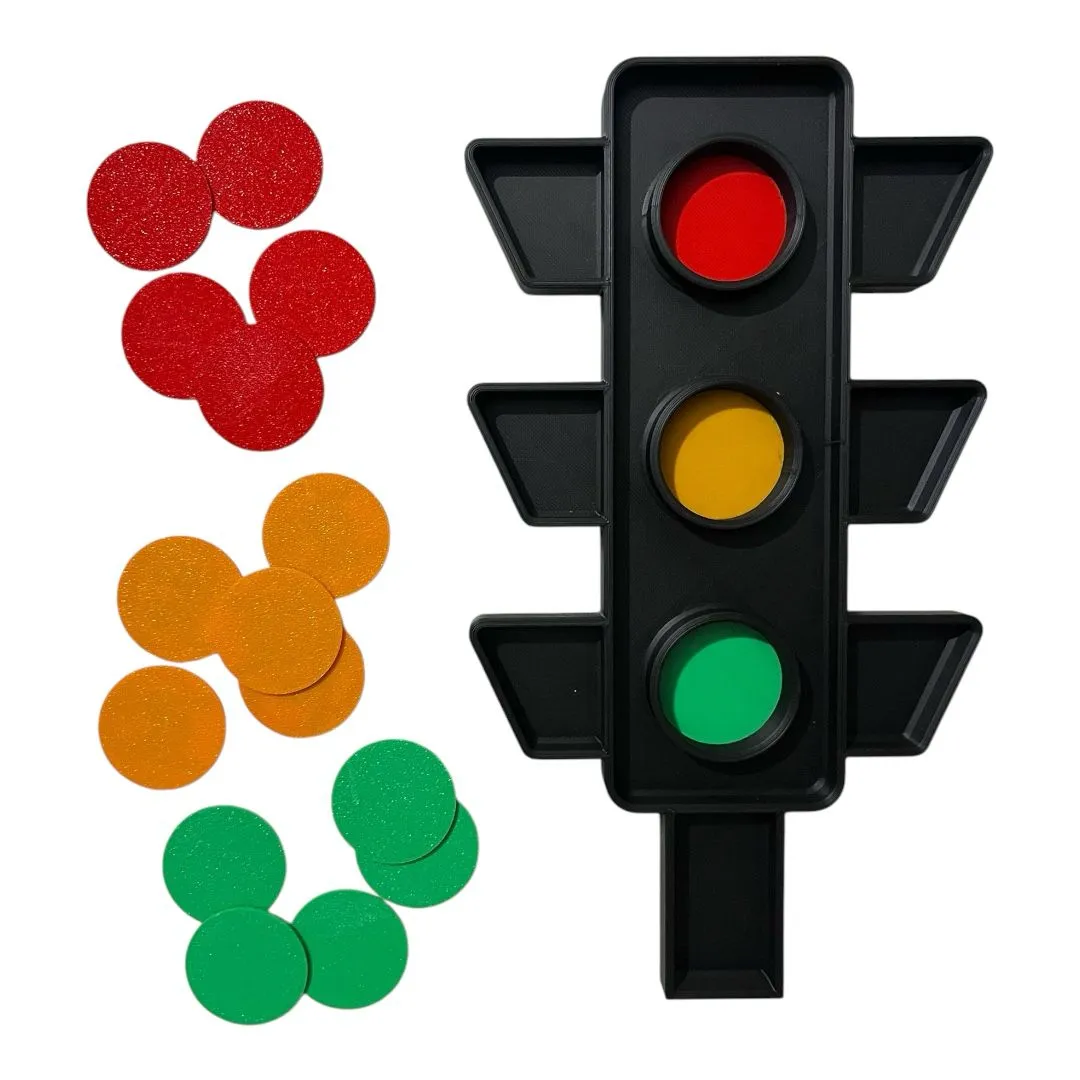 Stationery & Learning Tools STL Download - TRAFFIC LIGHT SORTING PLAY ...