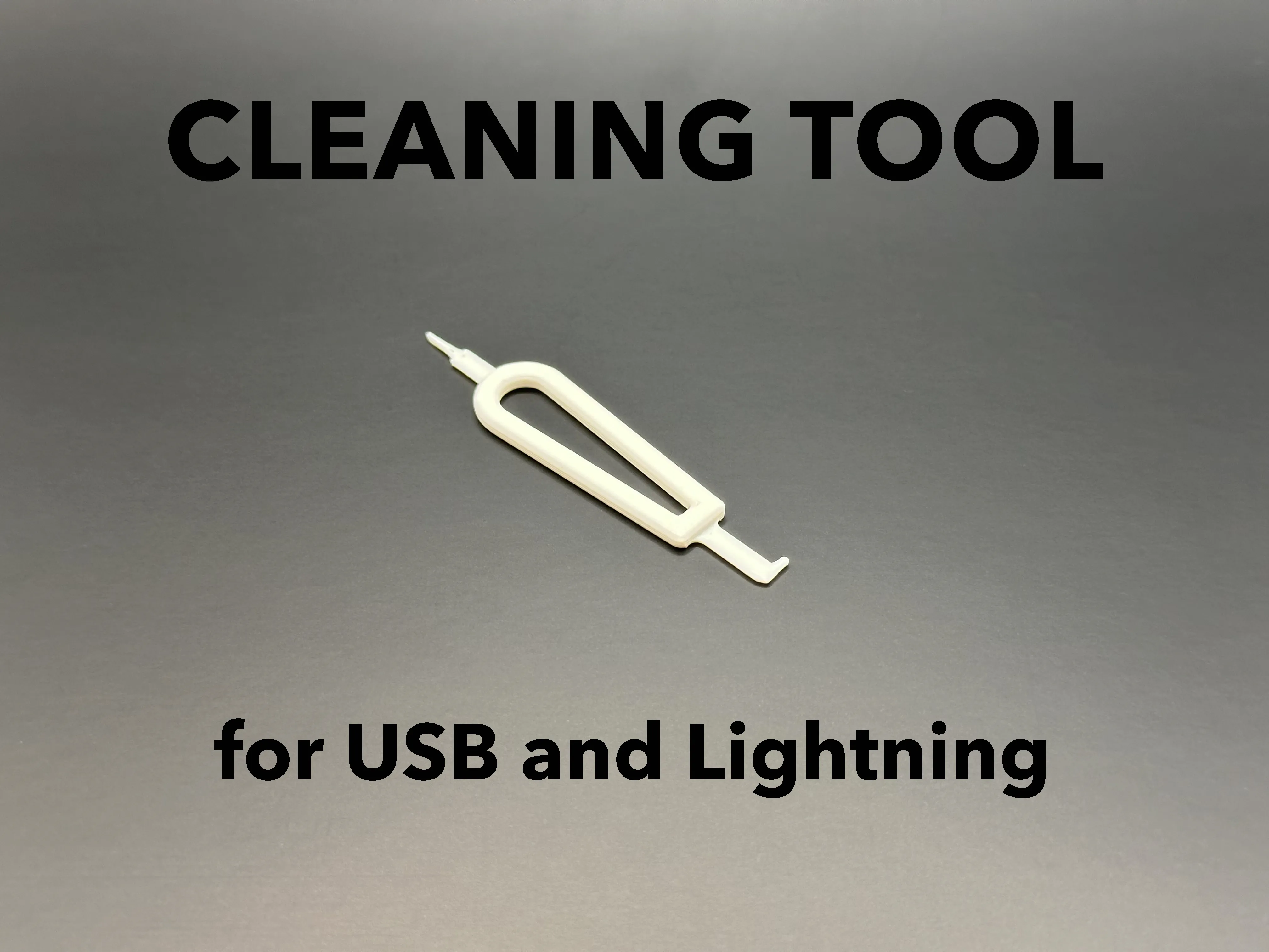 3D Printer Files | 3MF File | Phone Port Cleaning Tool Lukas Tools>Hand ...