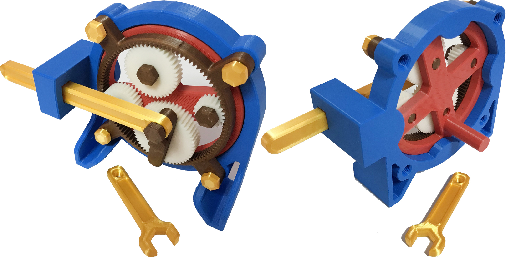 Mechanical principles Toy I (Rotary piston mechanism) | 3D models ...